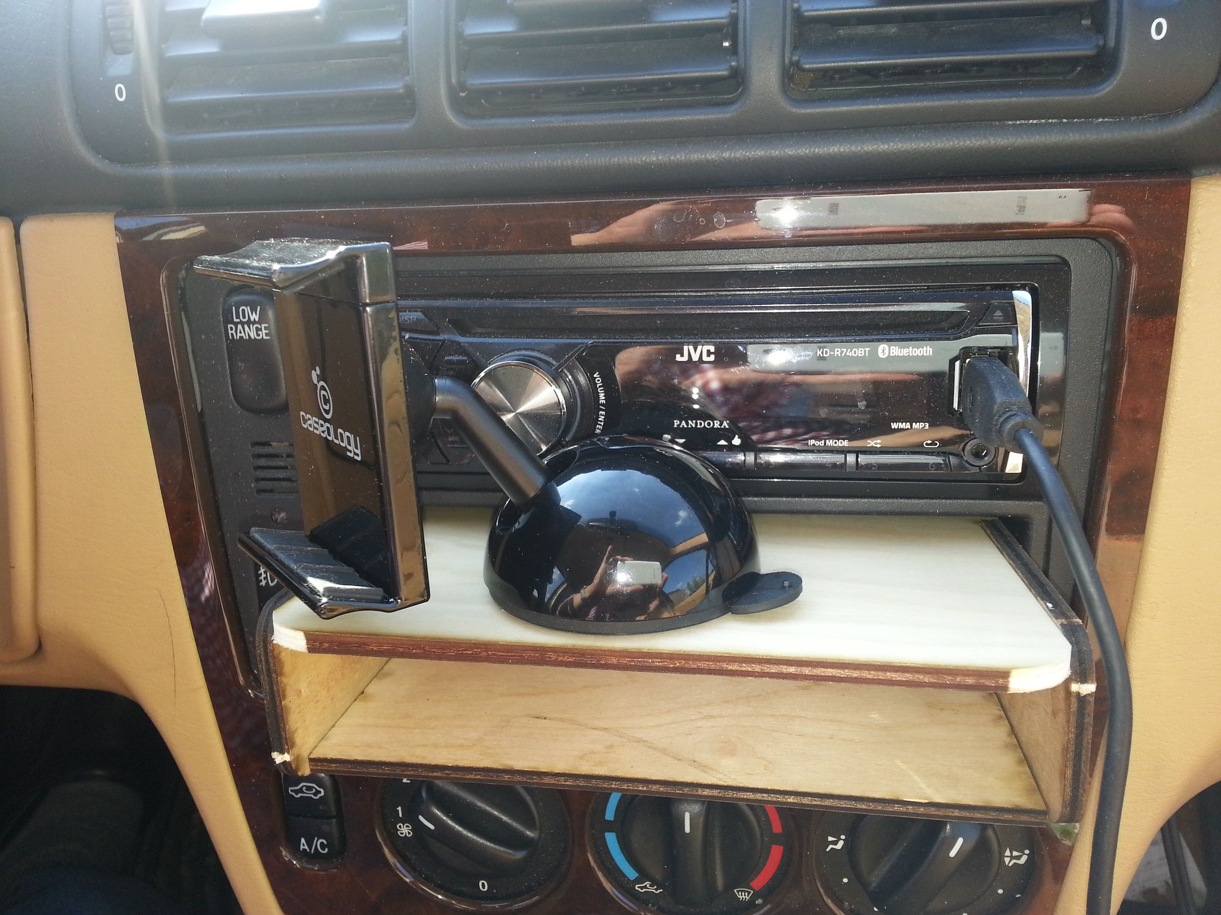 Instrument Panel Mod for GPS PDA Holder. I Made It at TechShop ...