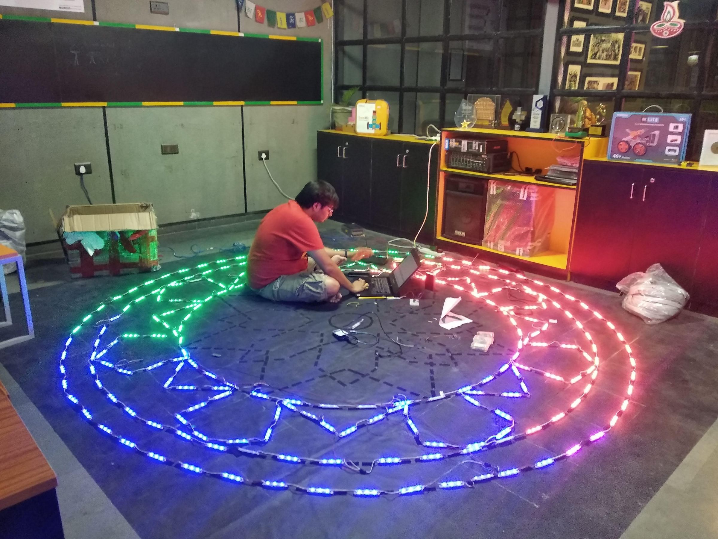 LED Mandala Installation : 8 Steps - Instructables