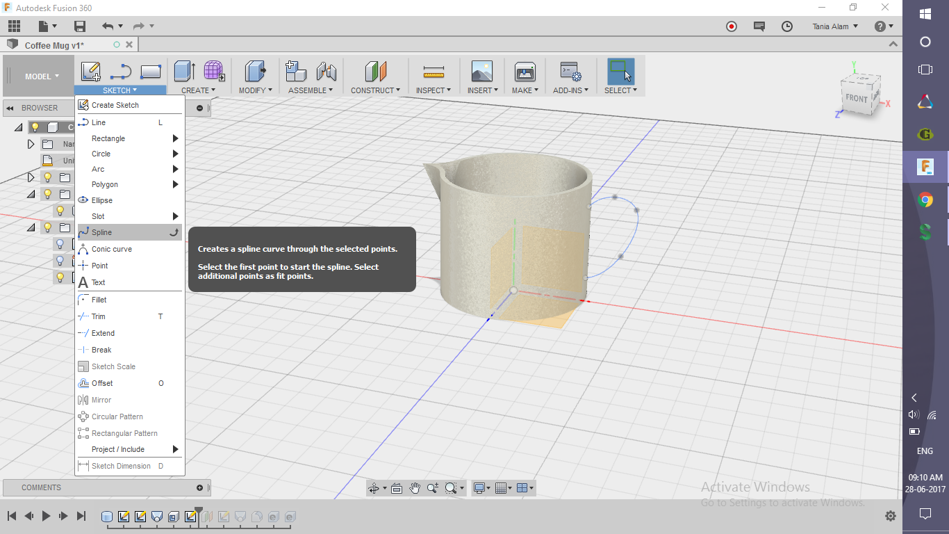 Creating a Coffee Mug Using Fusion 360: One of the Simplest Things to ...