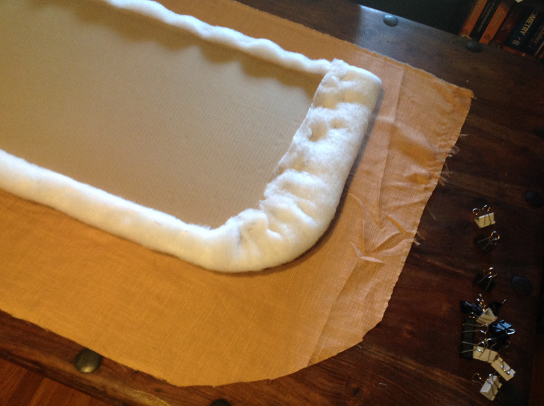 Simple Headboard Using Cardboard Base : 5 Steps (with Pictures ...