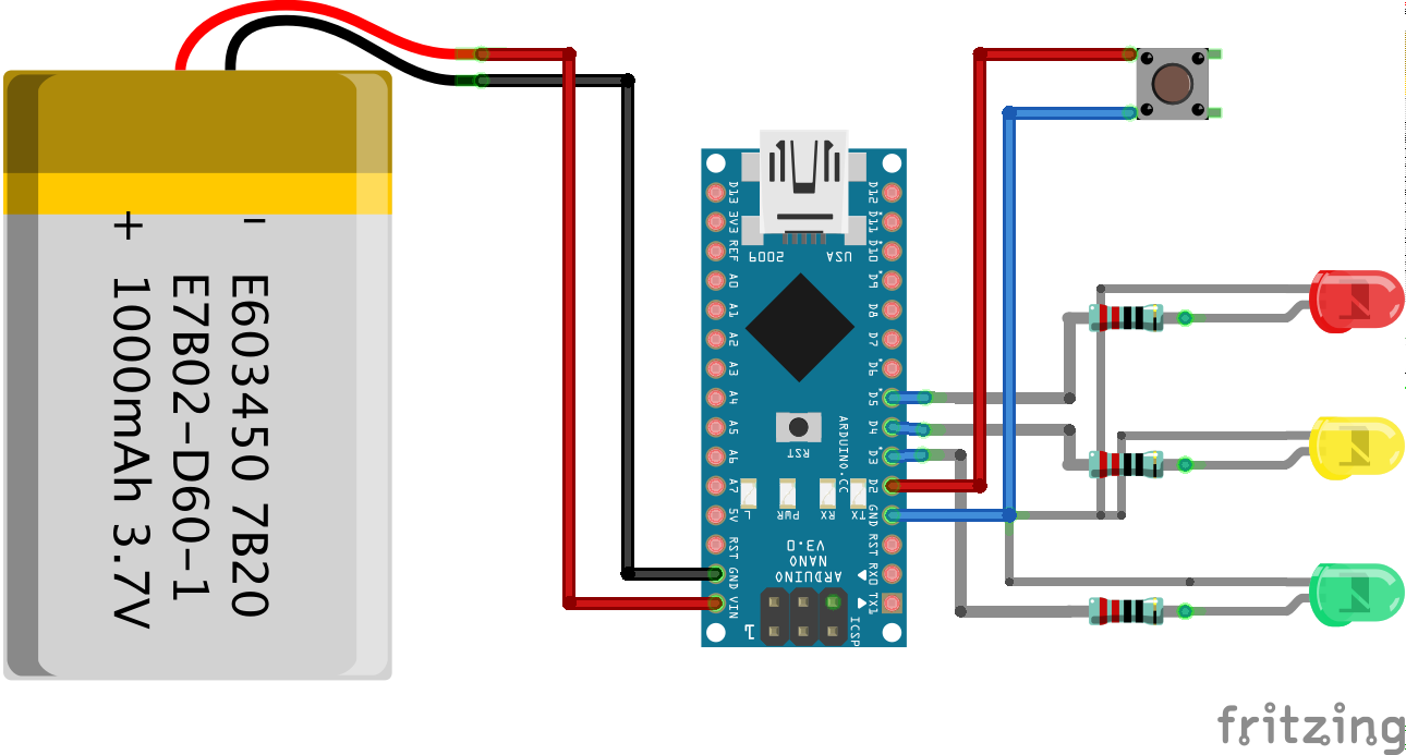 Toy Traffic Light With Arduino Nano : 5 Steps (with Pictures ...