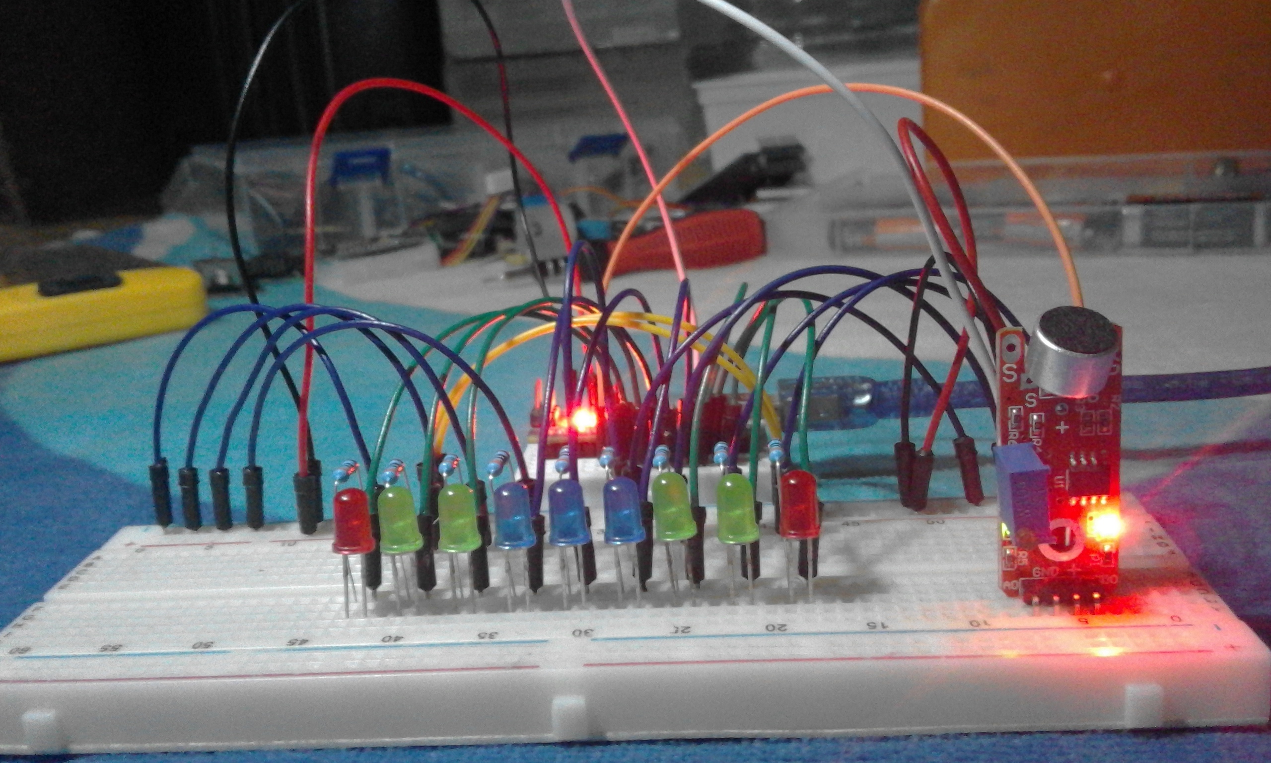 Waren's L.E.D Music Visualizer : 16 Steps (with Pictures) - Instructables