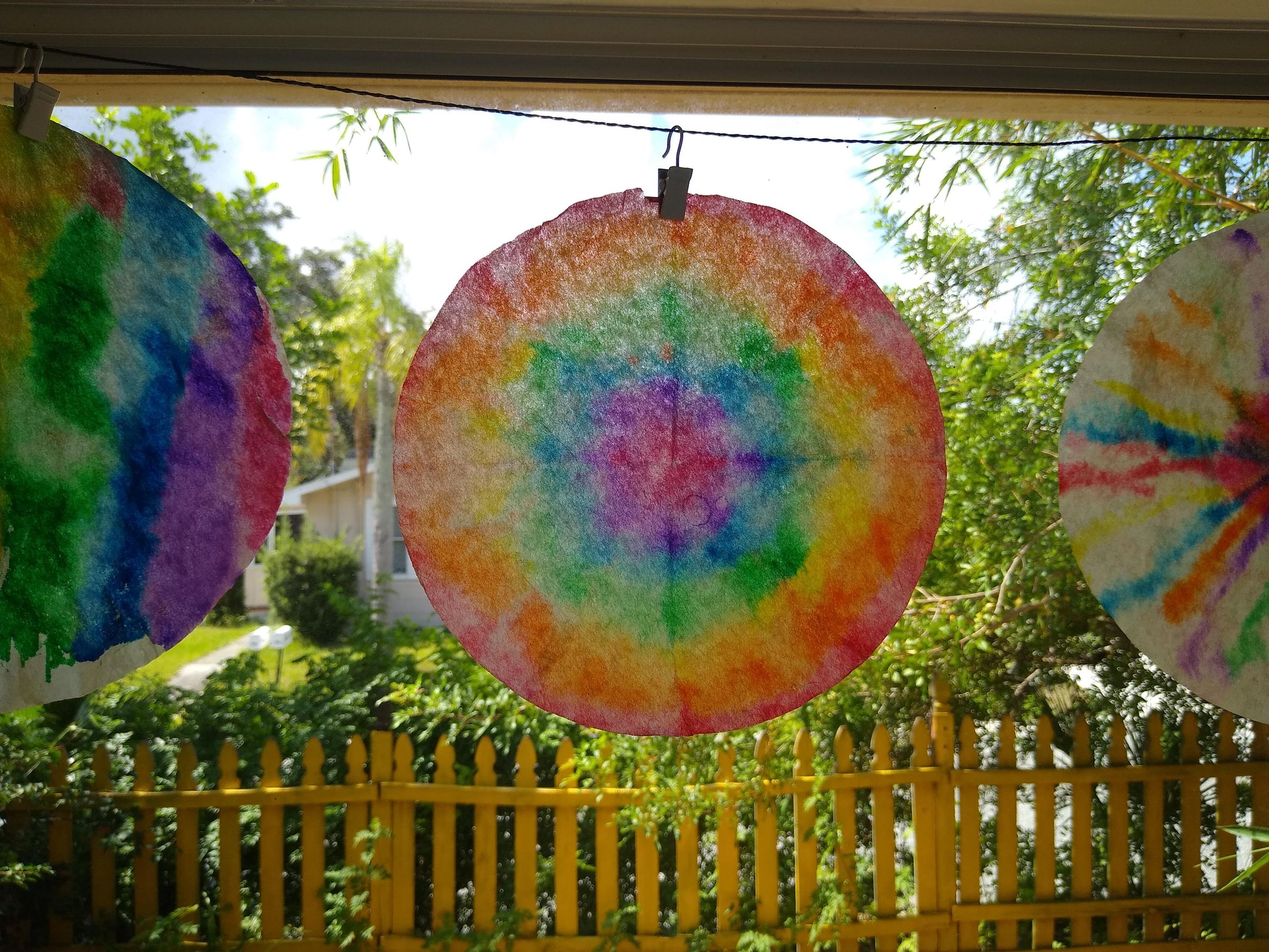 Rainbow Coffee Filter Sun Catcher : 3 Steps (with Pictures) - Instructables