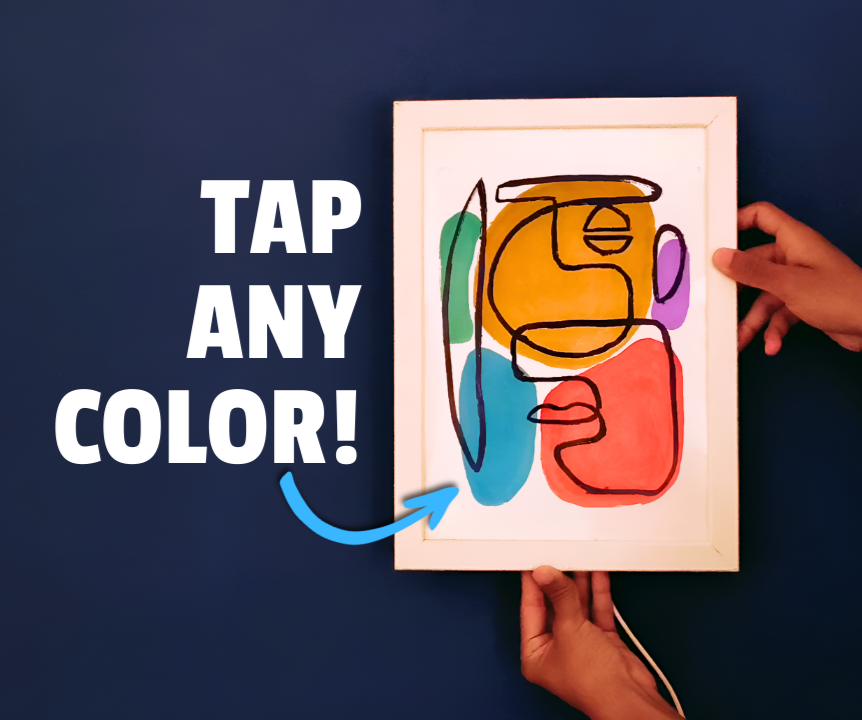 Mood Light That Matches Any Color You Tap on the Art : 7 Steps (with ...