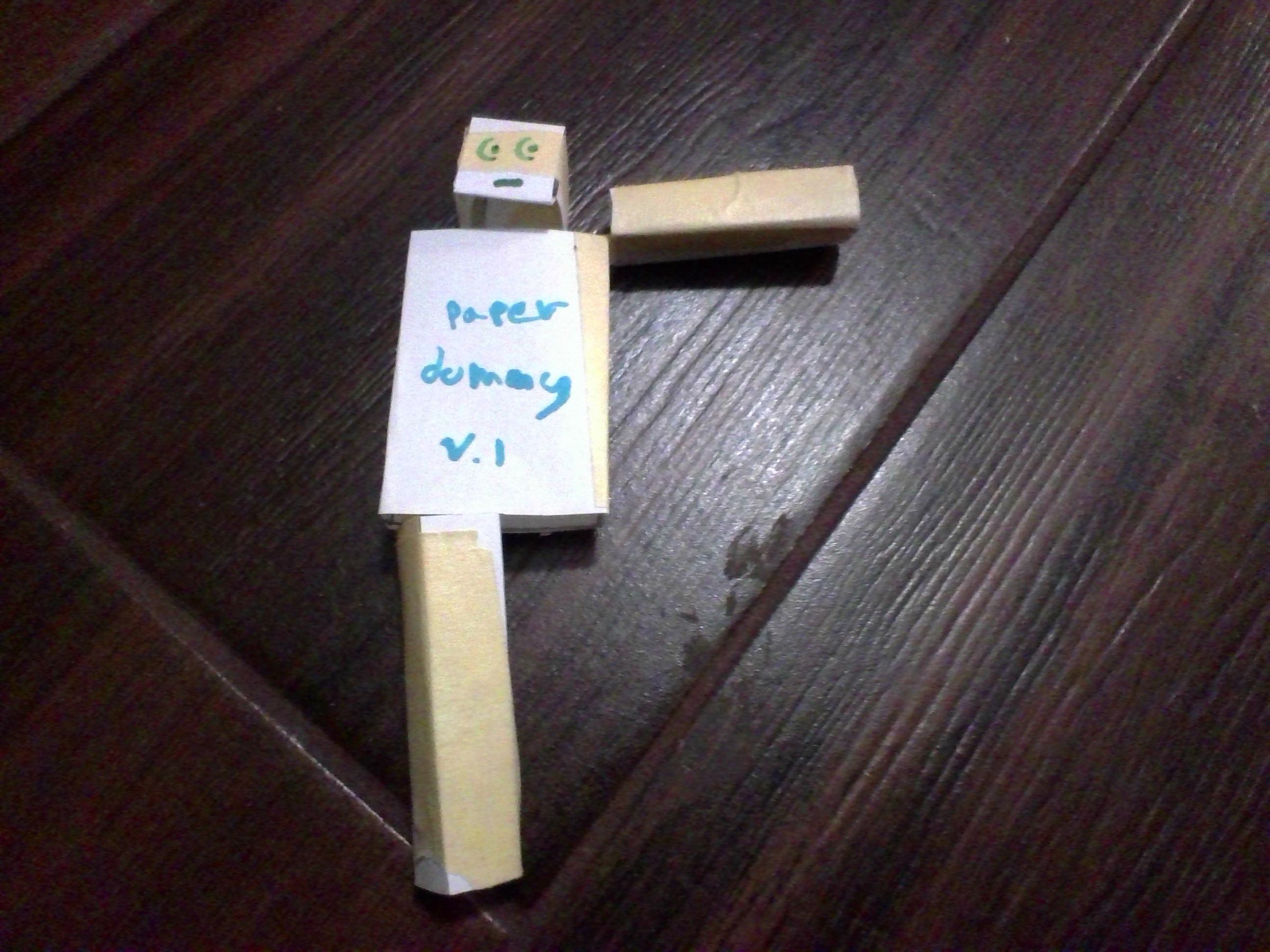 Paper Dummy : 4 Steps - Instructables