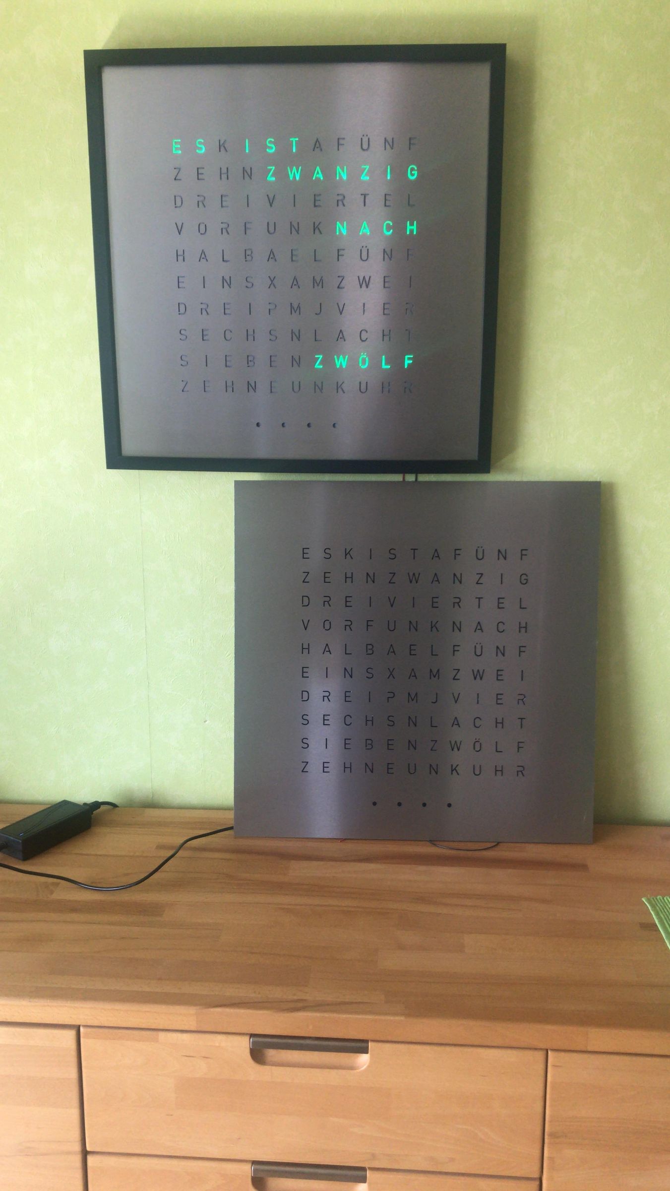 Word Clock (German Layout) : 8 Steps - Instructables