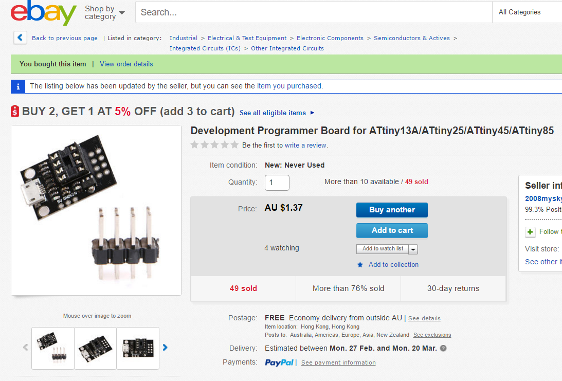 Programming ATtiny Micro Controllers With Arduino UNO. : 9 Steps (with ...