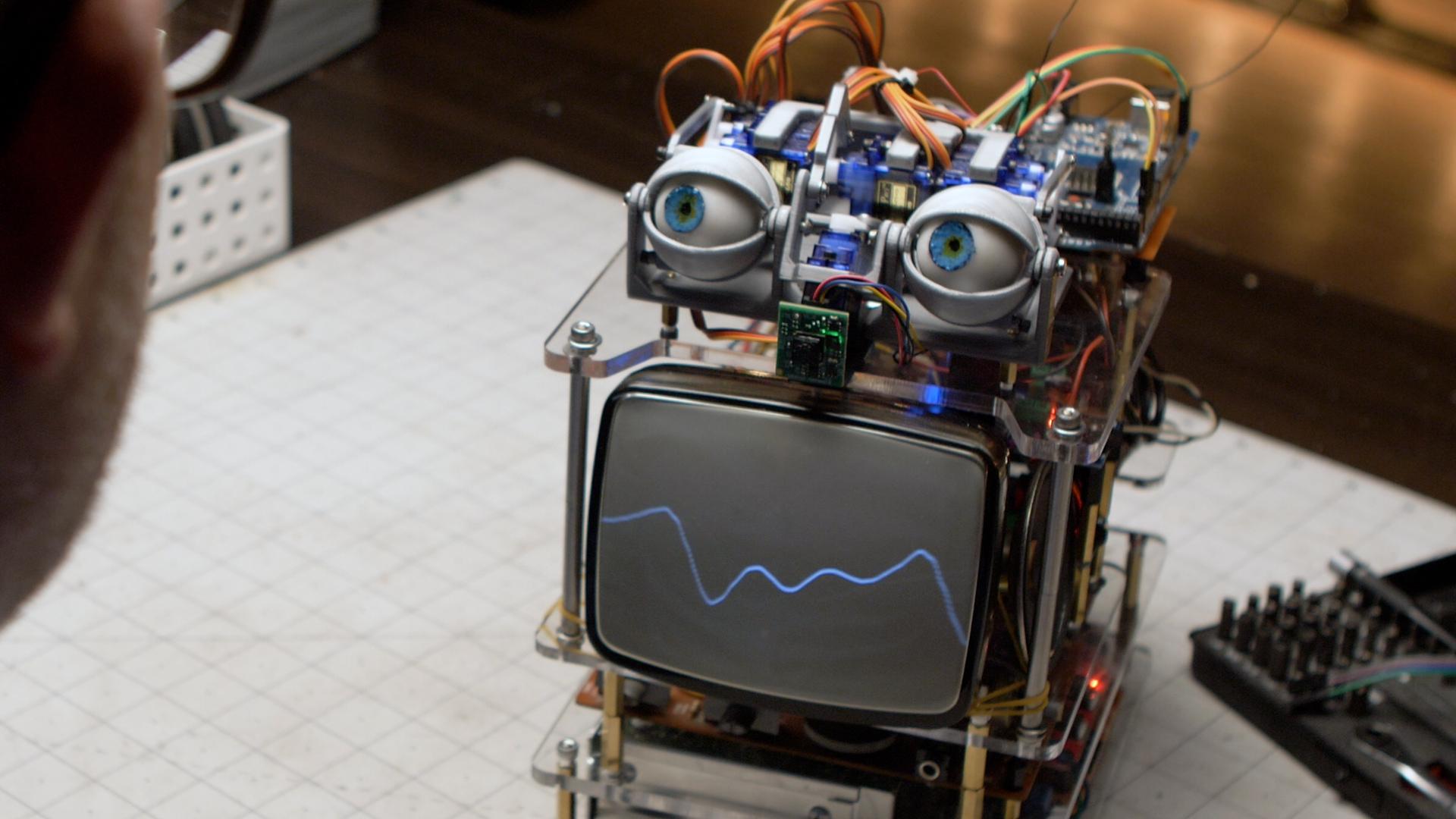 Simplified 3D Printed Animatronic Dual Eye Mechanism : 4 Steps (with ...