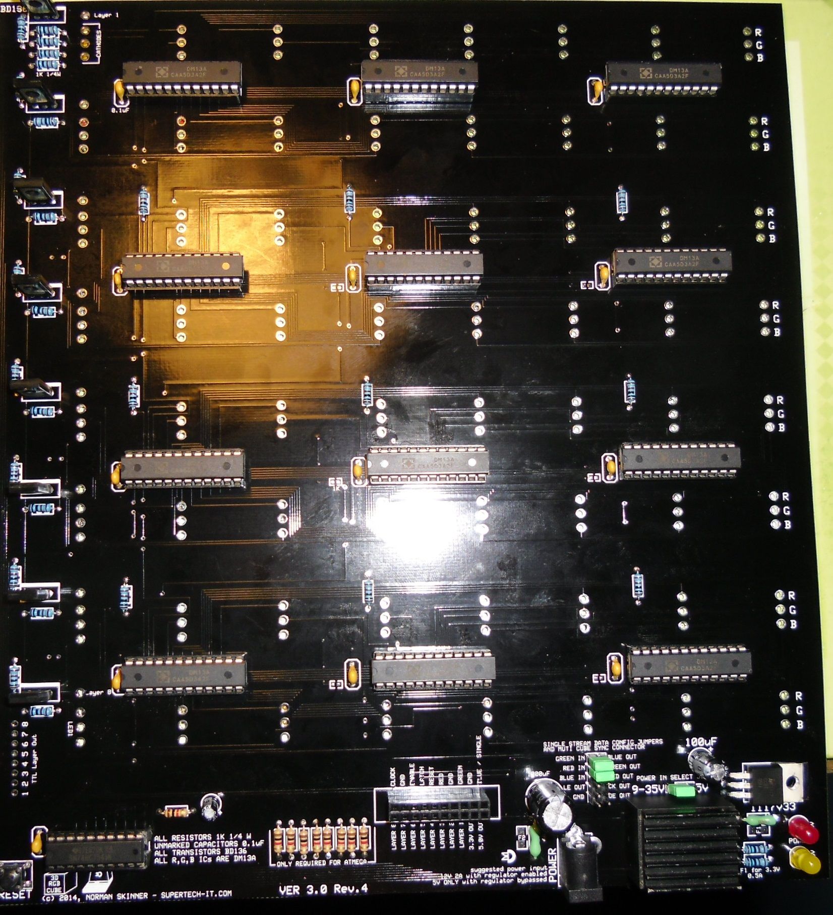 8X8X8 3D RGB LED Cube : 18 Steps (with Pictures) - Instructables