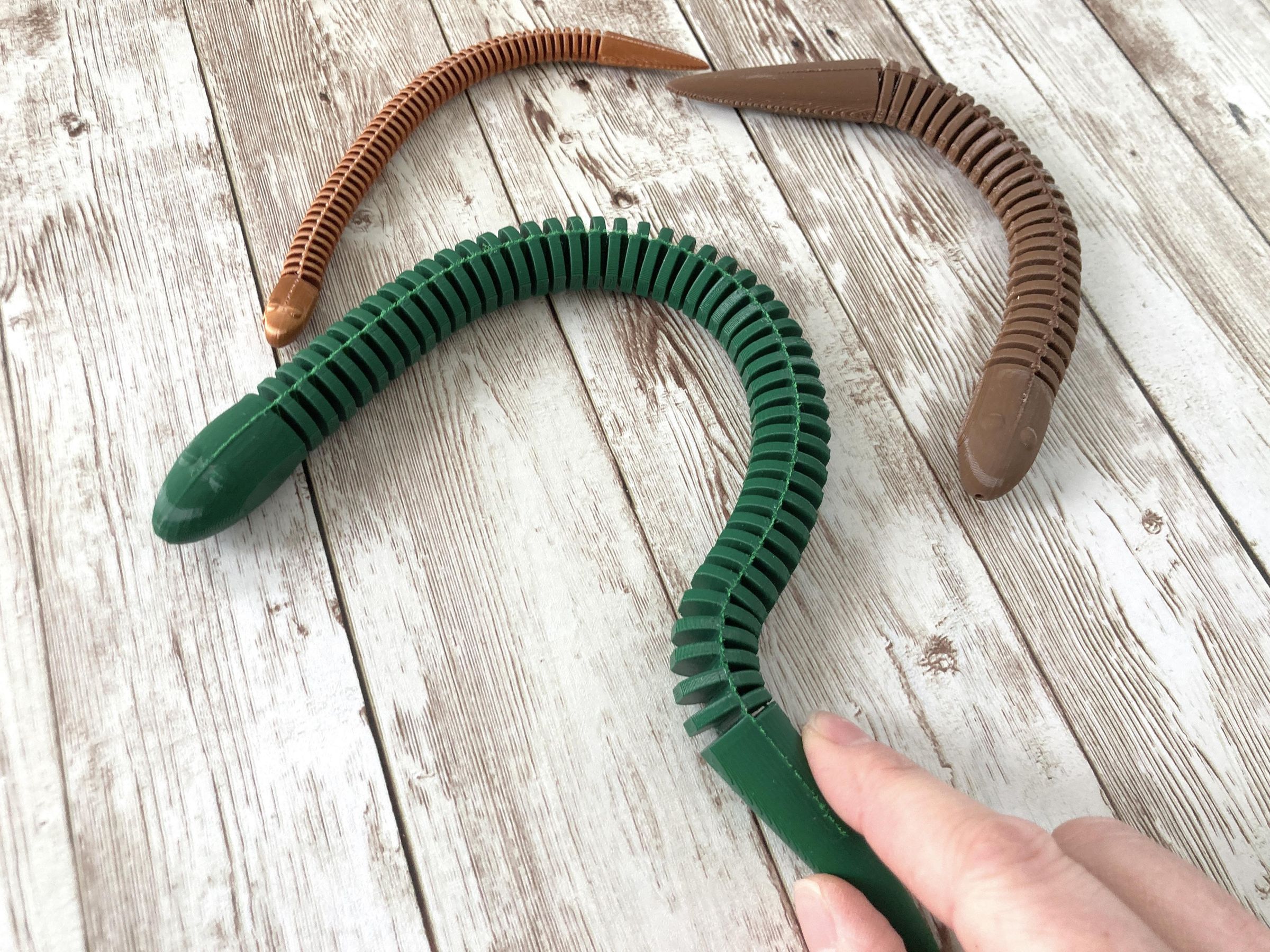 3D Printed Flexi Snake : 13 Steps (with Pictures) - Instructables