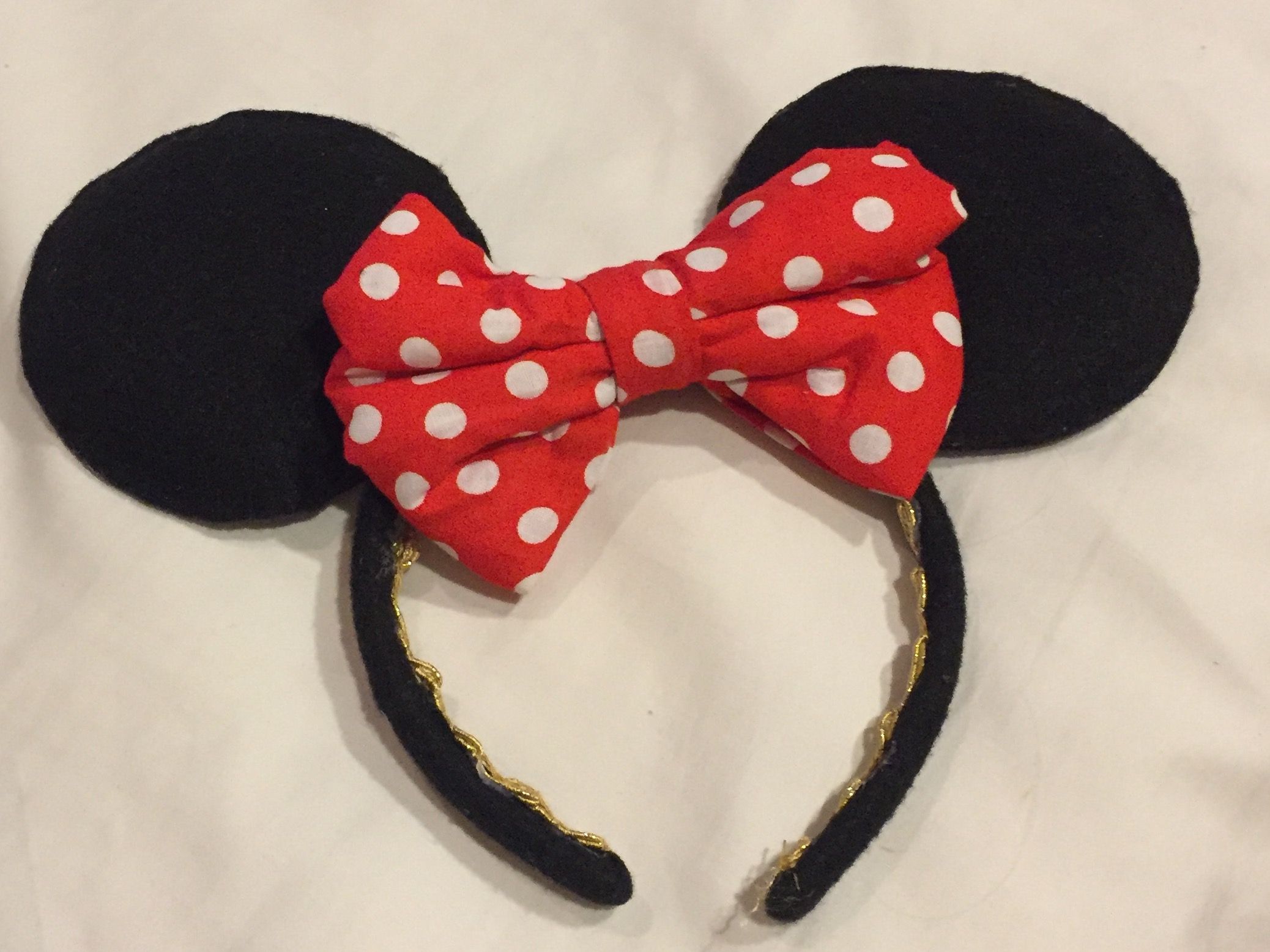 DIY Minnie Mouse Ears With Bow : 4 Steps (with Pictures) - Instructables