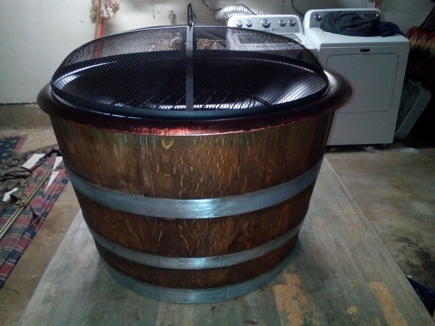 Wine Barrel Fire Pit : 5 Steps (with Pictures) - Instructables