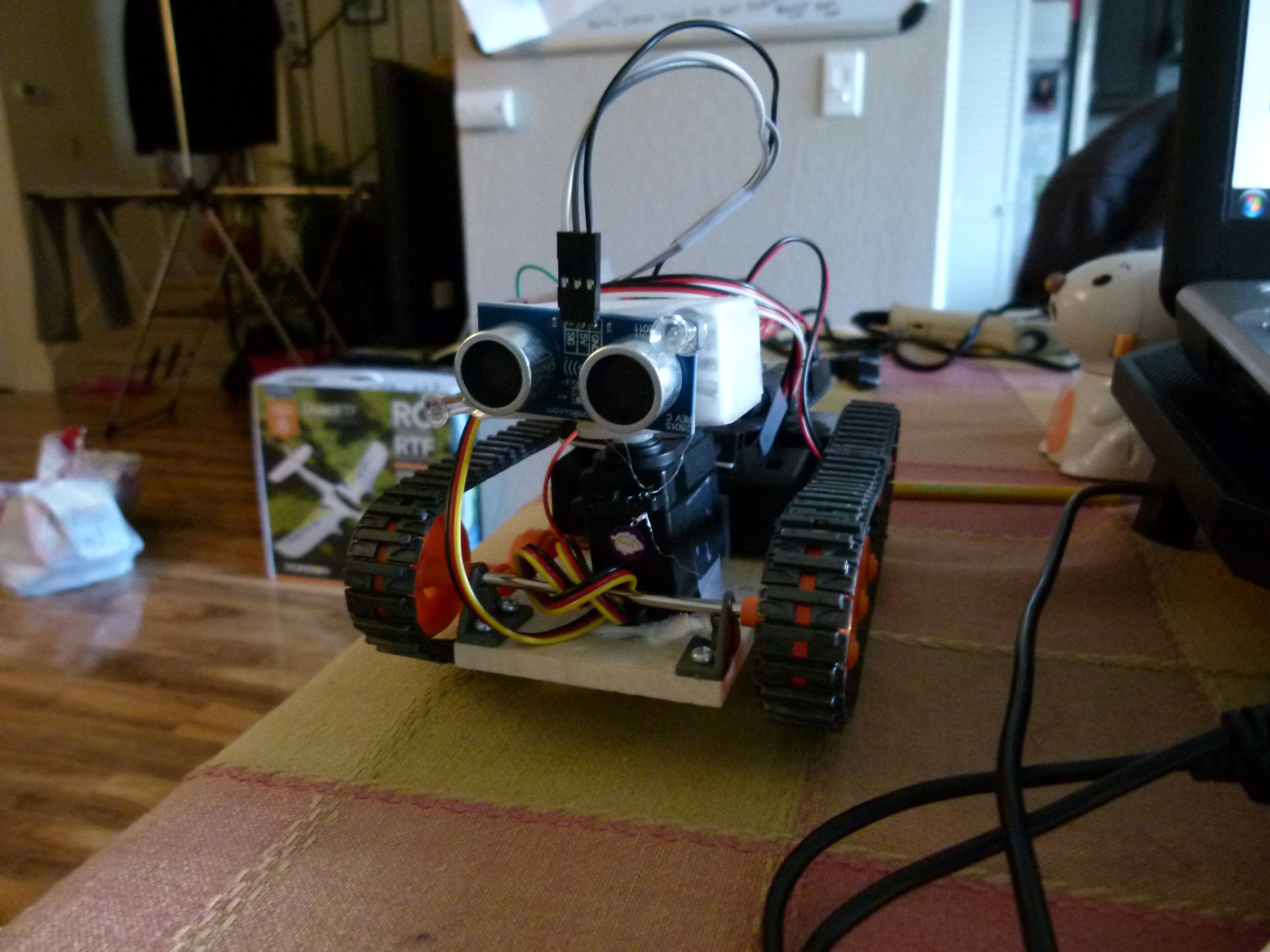 Arduino Obstacle Avoidance Robot (NEW SCHEMATIC) : 5 Steps - Instructables