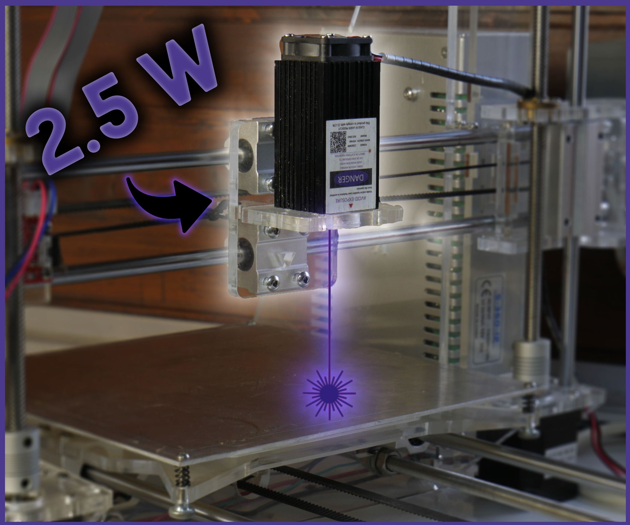 Convert Any 3D Printer to Laser Engraver : 6 Steps (with Pictures ...