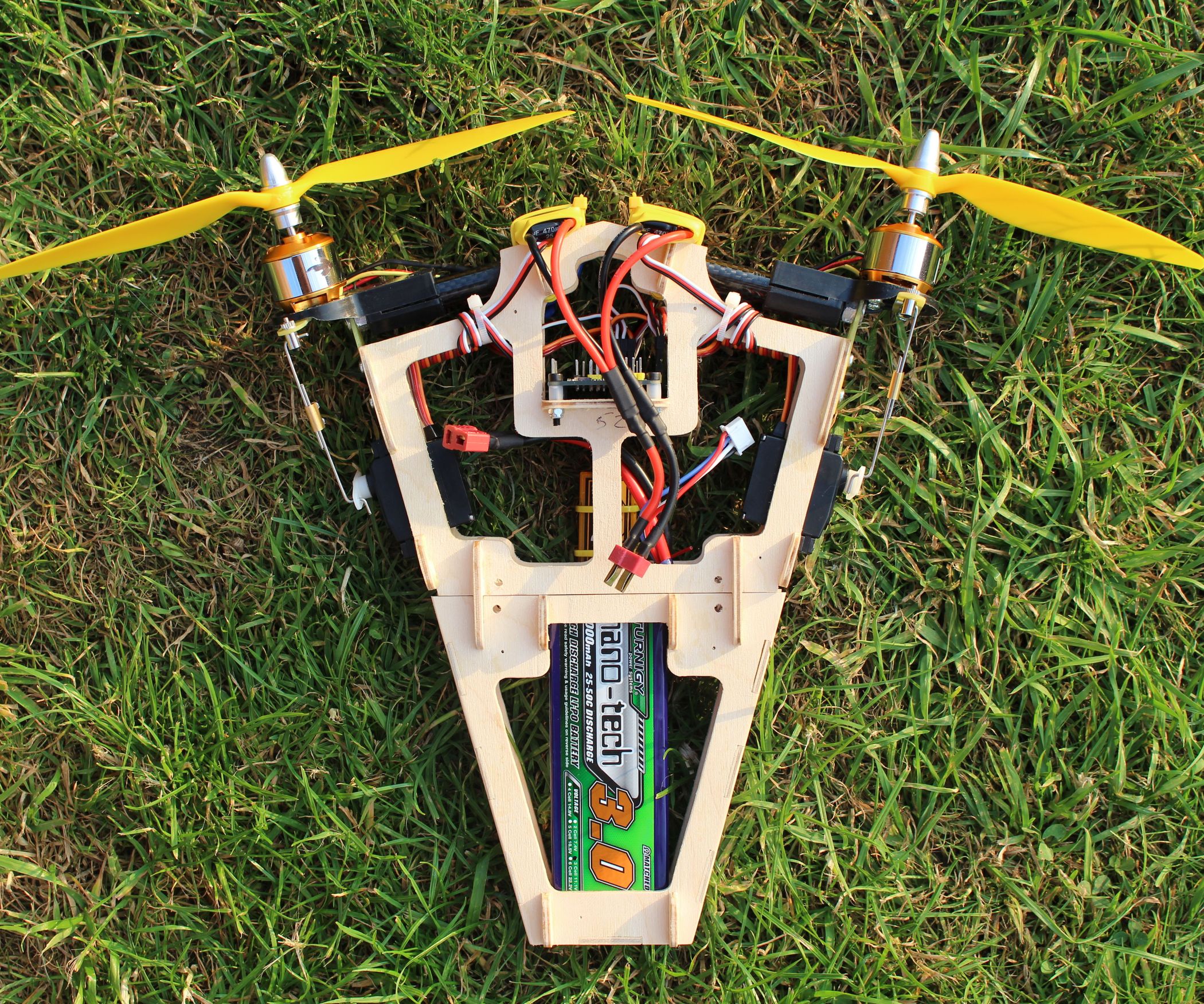 Bicopter A2212 1400Kv Motors Multiwii Fc : 4 Steps (with Pictures ...