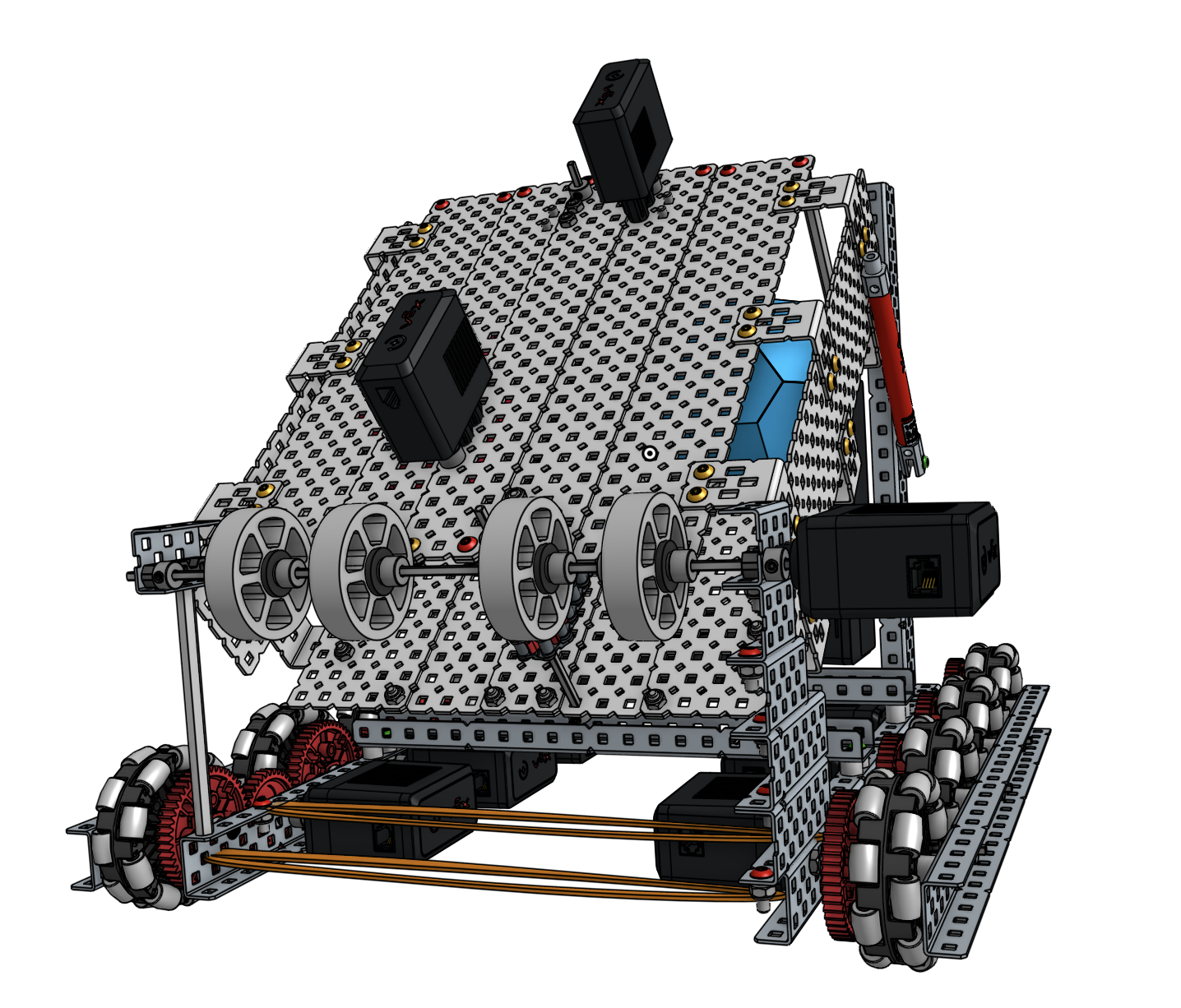“3D CAD-Designed VEX V5 Robot for Competitive Robotics : 4 Steps ...