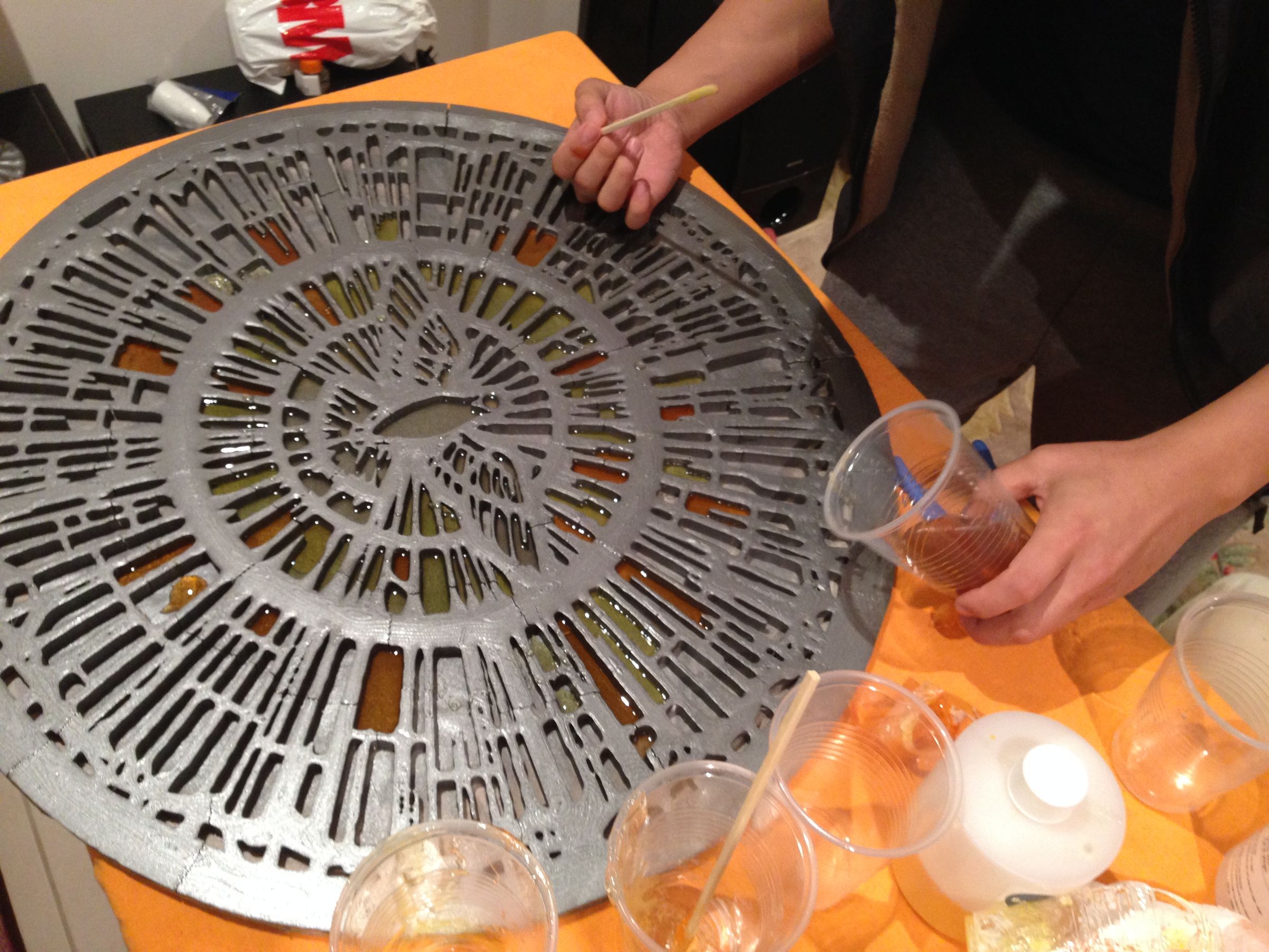 3D Printed Stained Glass Light Decoration : 8 Steps (with Pictures ...