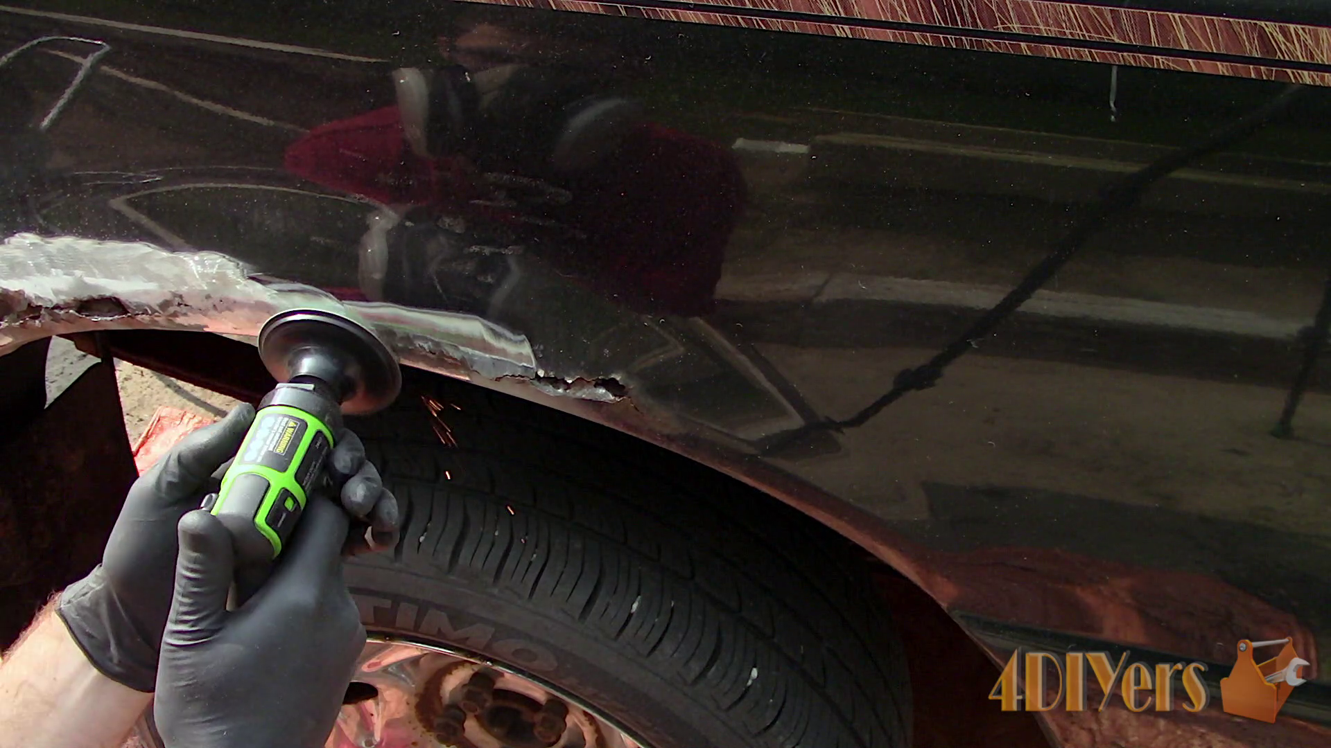 How to Fix Rust Holes on a Budget Using Fiberglass - NO WELDING : 10 ...
