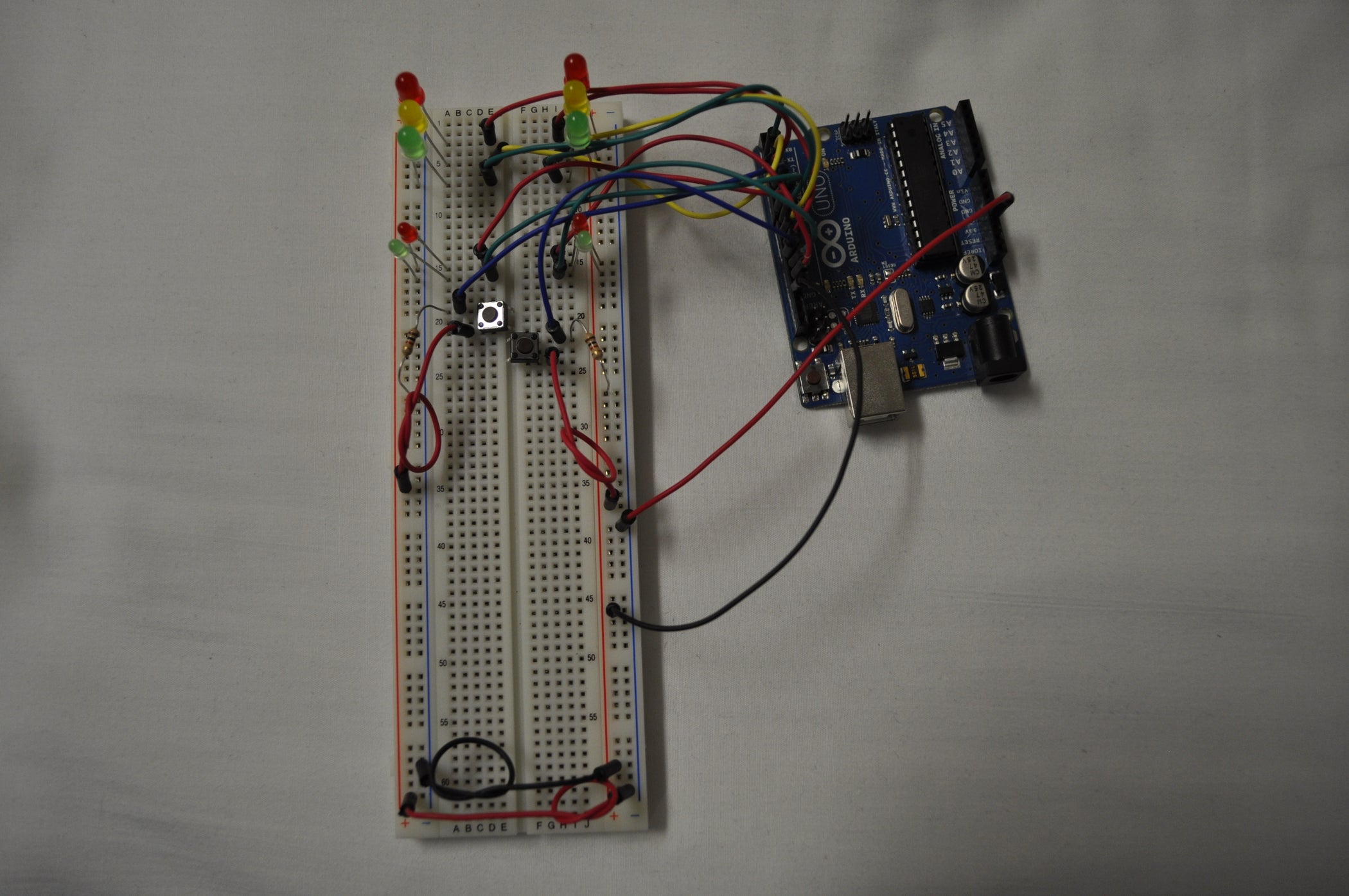 Traffic Lights Beginner Arduino Project 7 Steps Instructables 5657