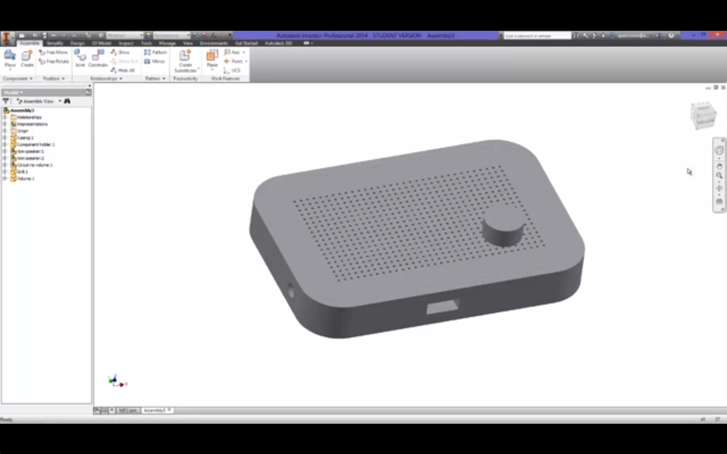 Design an MP3 Amplifier Using Autodesk Inventor : 7 Steps - Instructables