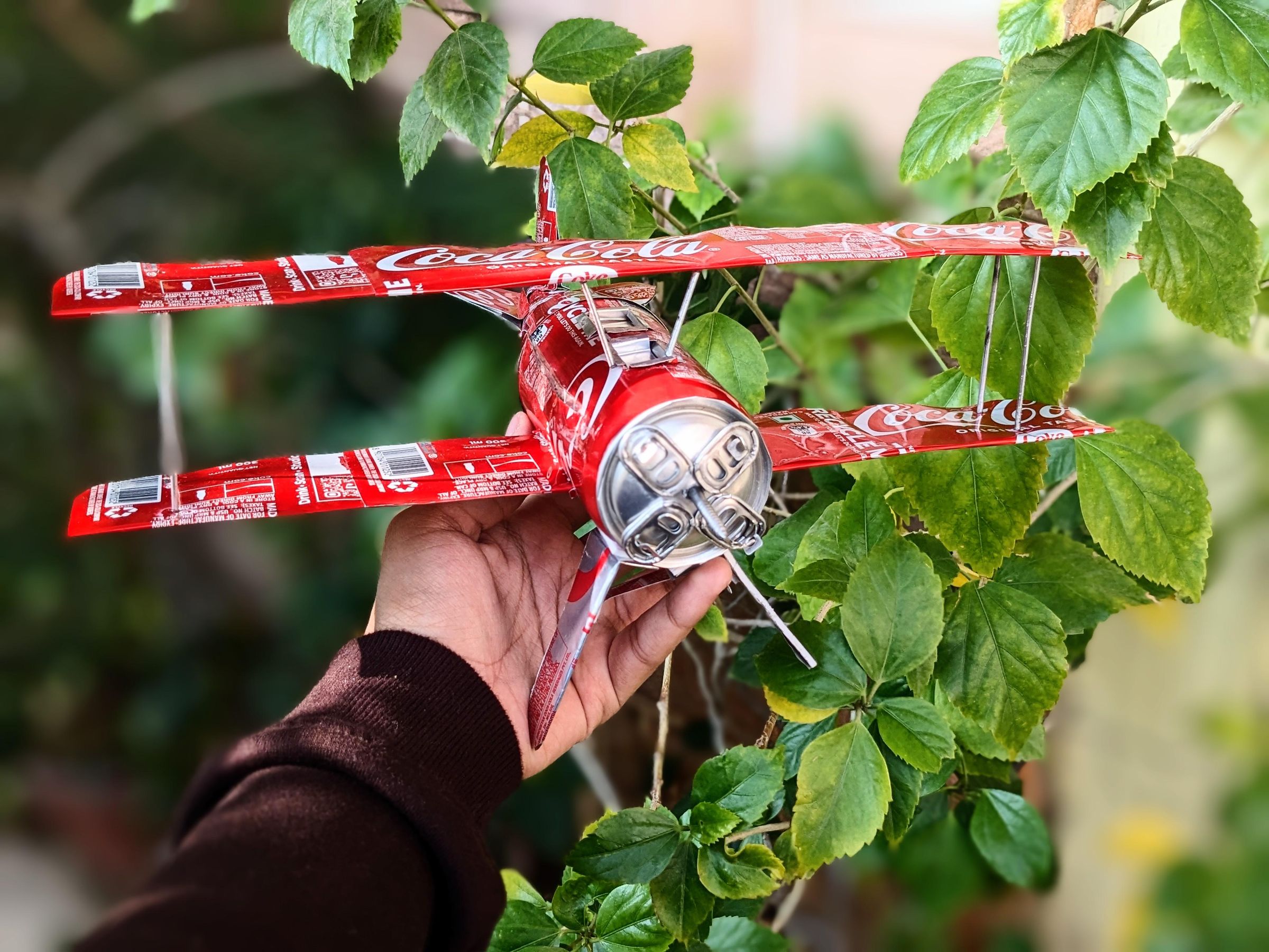Recycled Soda Can Airplane Project for STEM Education : 8 Steps ...