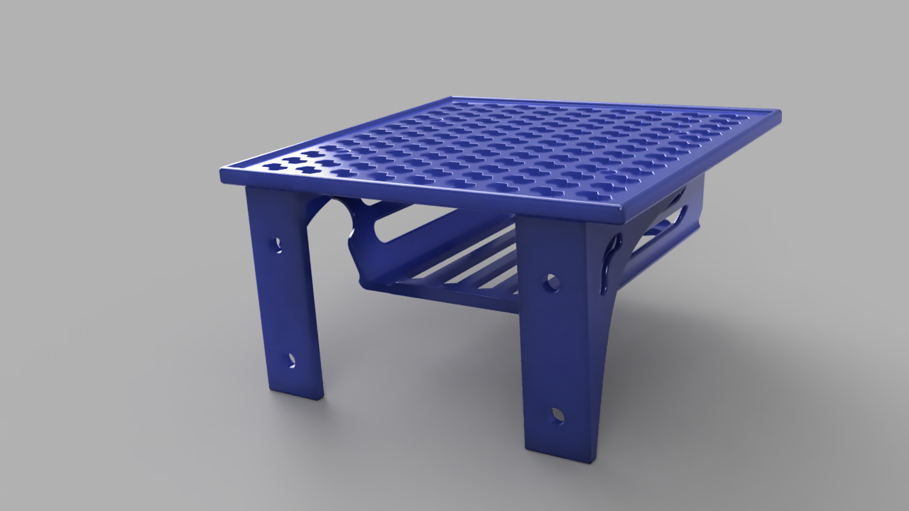 Utility Shelf: 20 × 20 Cm With Auxiliary Undershelf - Instructables