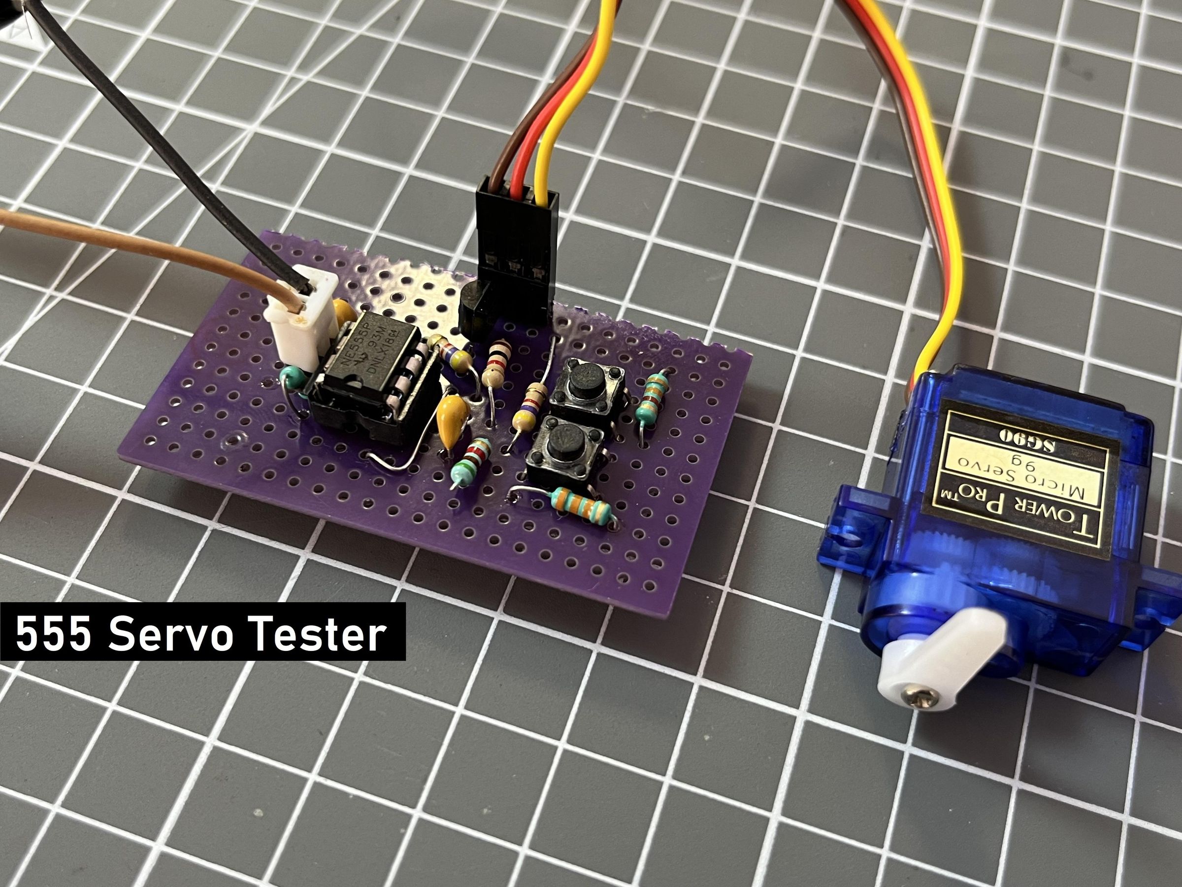 DIY Servo Motor Tester Using 555 IC : 6 Steps - Instructables
