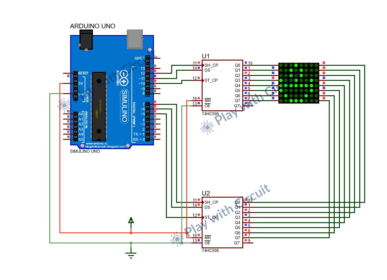 Displaying Diwali Patterns on an 8x8 LED Matrix Using Arduino and ...