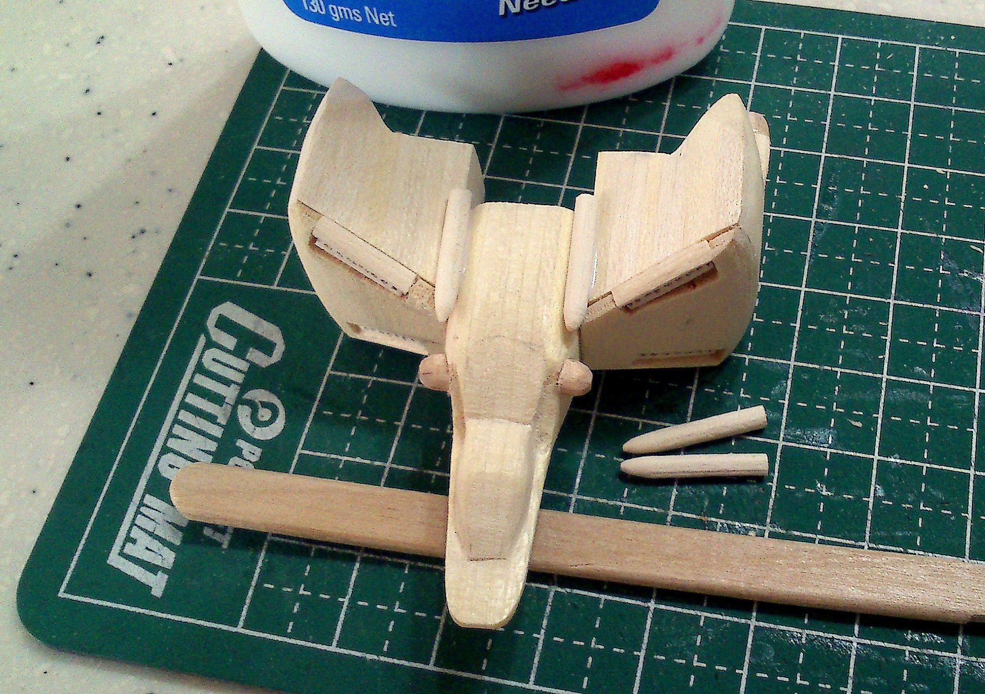 Mini Gunstar Popsicle Stick Model : 6 Steps - Instructables