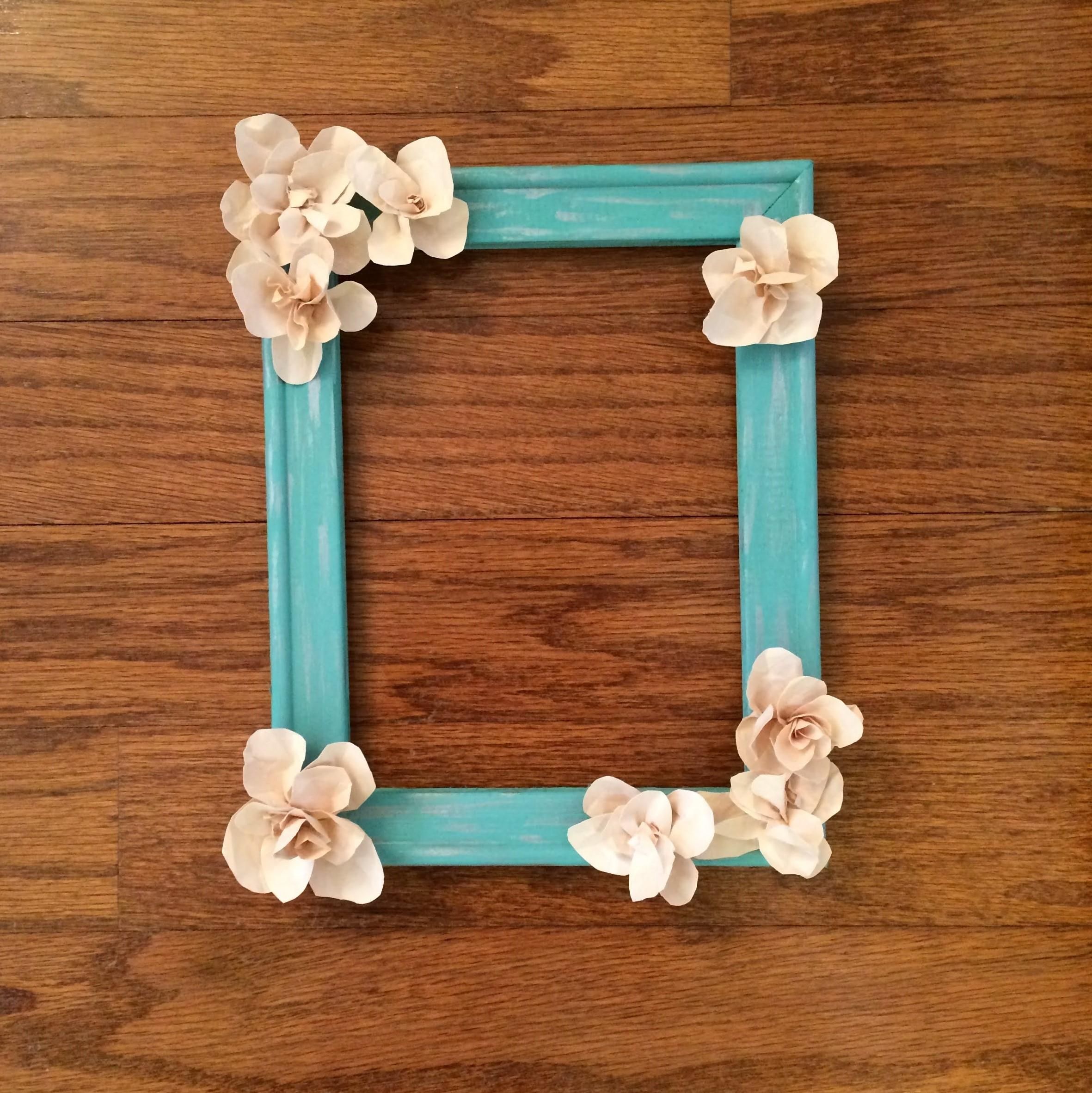 Rustic Flower Frame : 4 Steps - Instructables