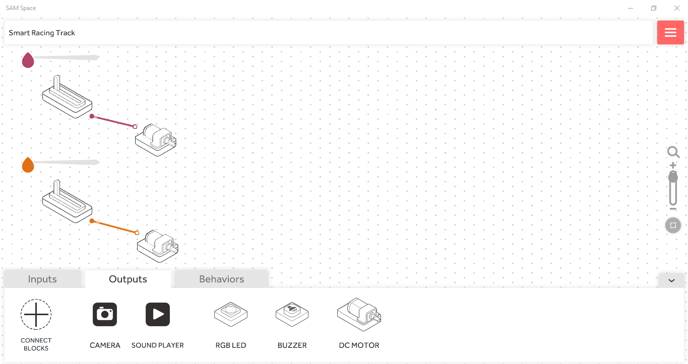 Smart Racing Track With (SAM Lab + Makey Makey + Scratch) : 5 Steps ...