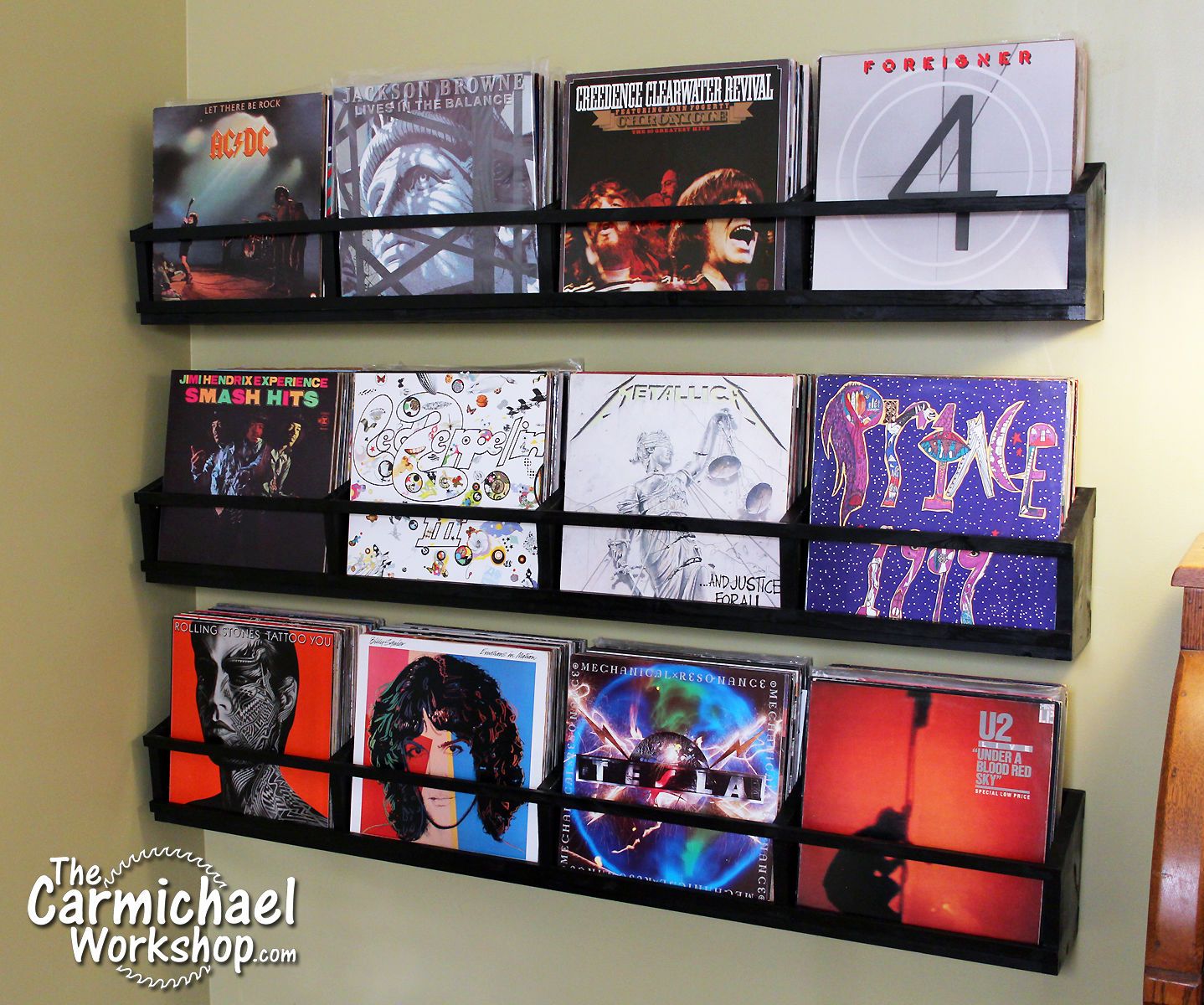 Vinyl Record Wall Storage Racks : 6 Steps (with Pictures) - Instructables