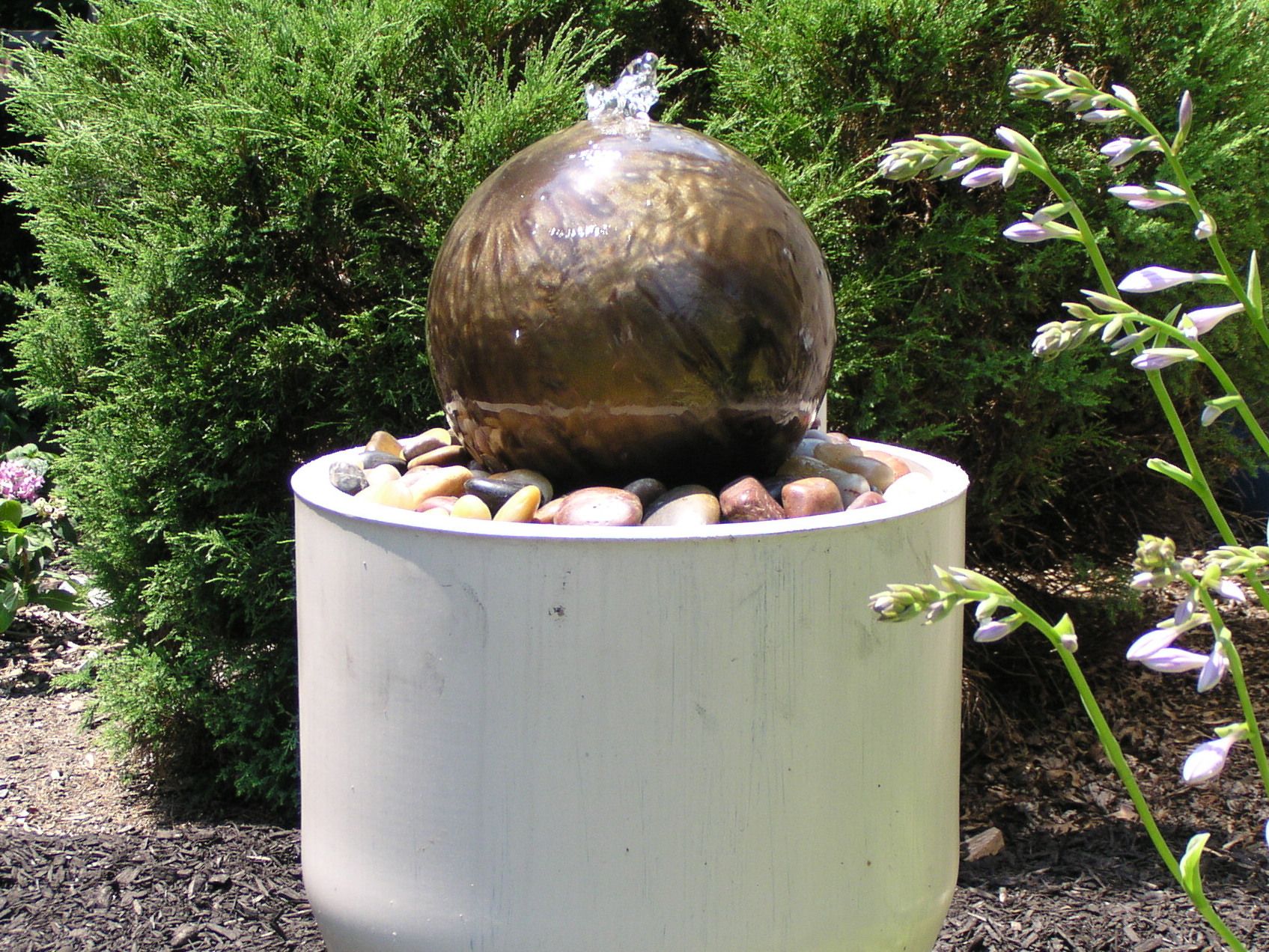 Bowling Ball Garden Water Feature : 5 Steps (with Pictures) - Instructables