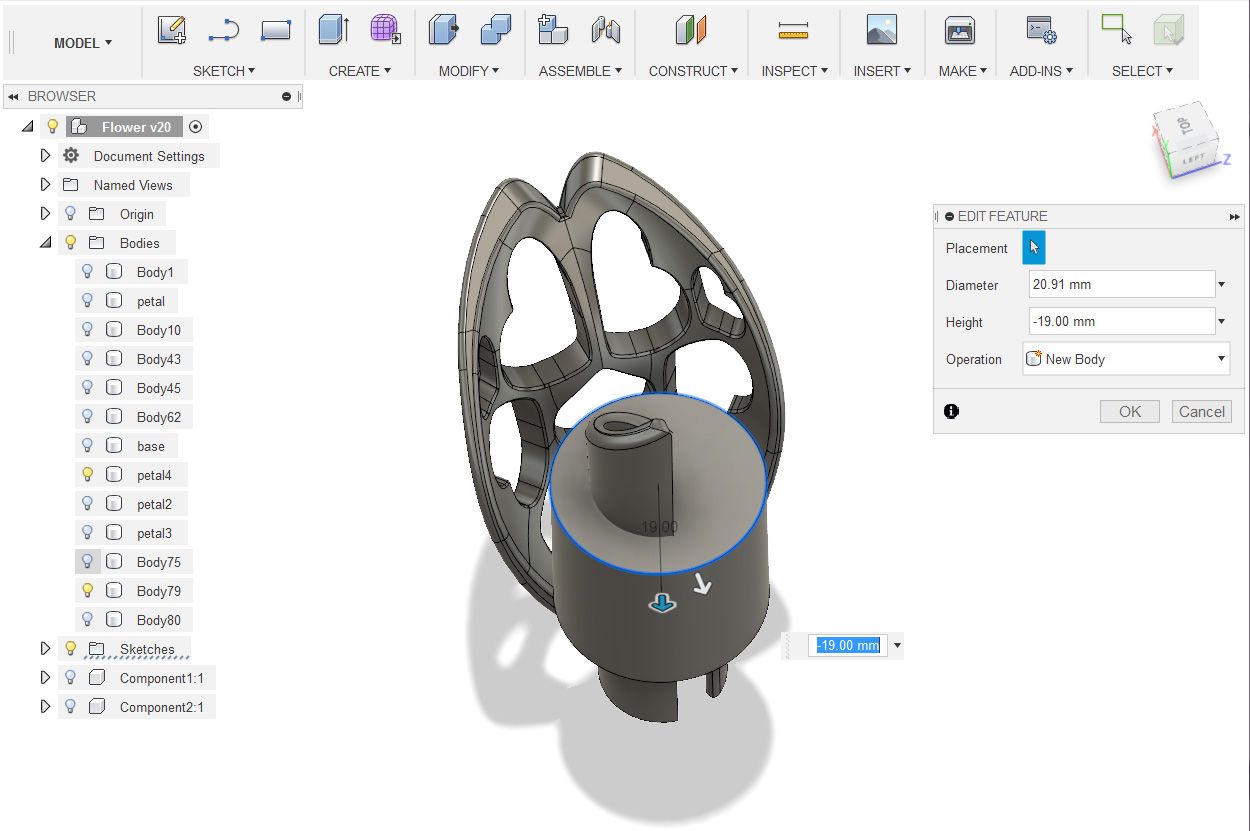 Autodesk Fusion 3D Printable Flower : 13 Steps (with Pictures ...