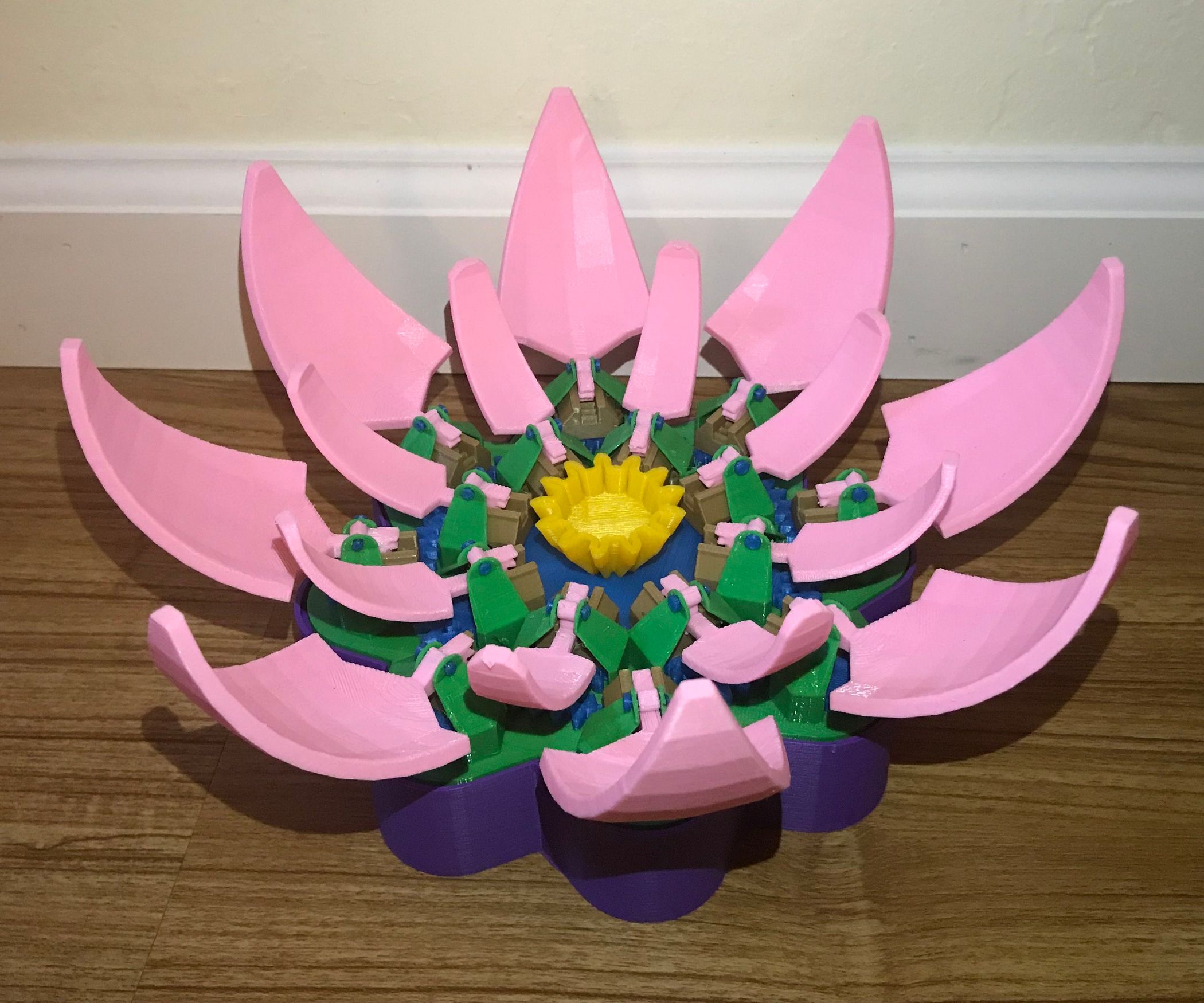 Blooming Lotus Automata : 9 Steps - Instructables