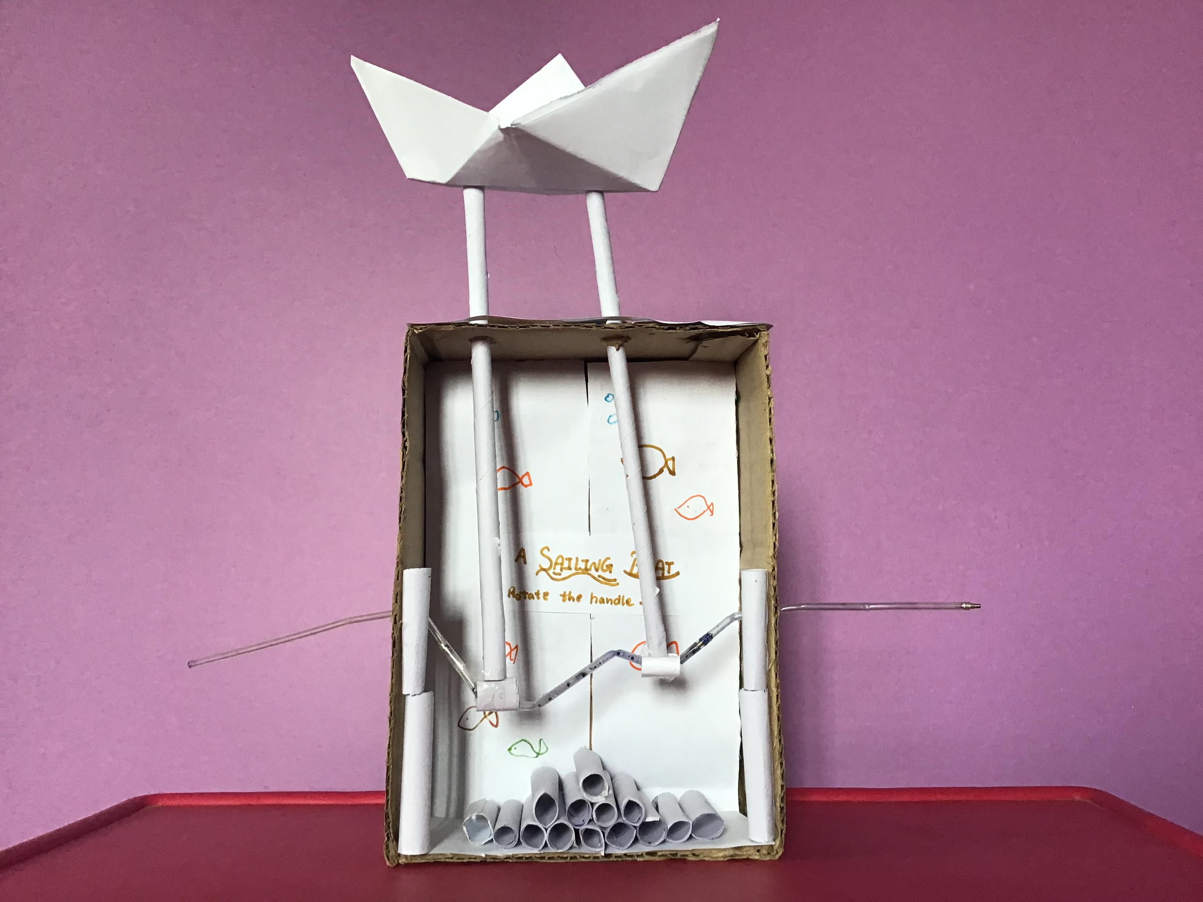 A Sailing Paper Boat Machine : 7 Steps (with Pictures) - Instructables