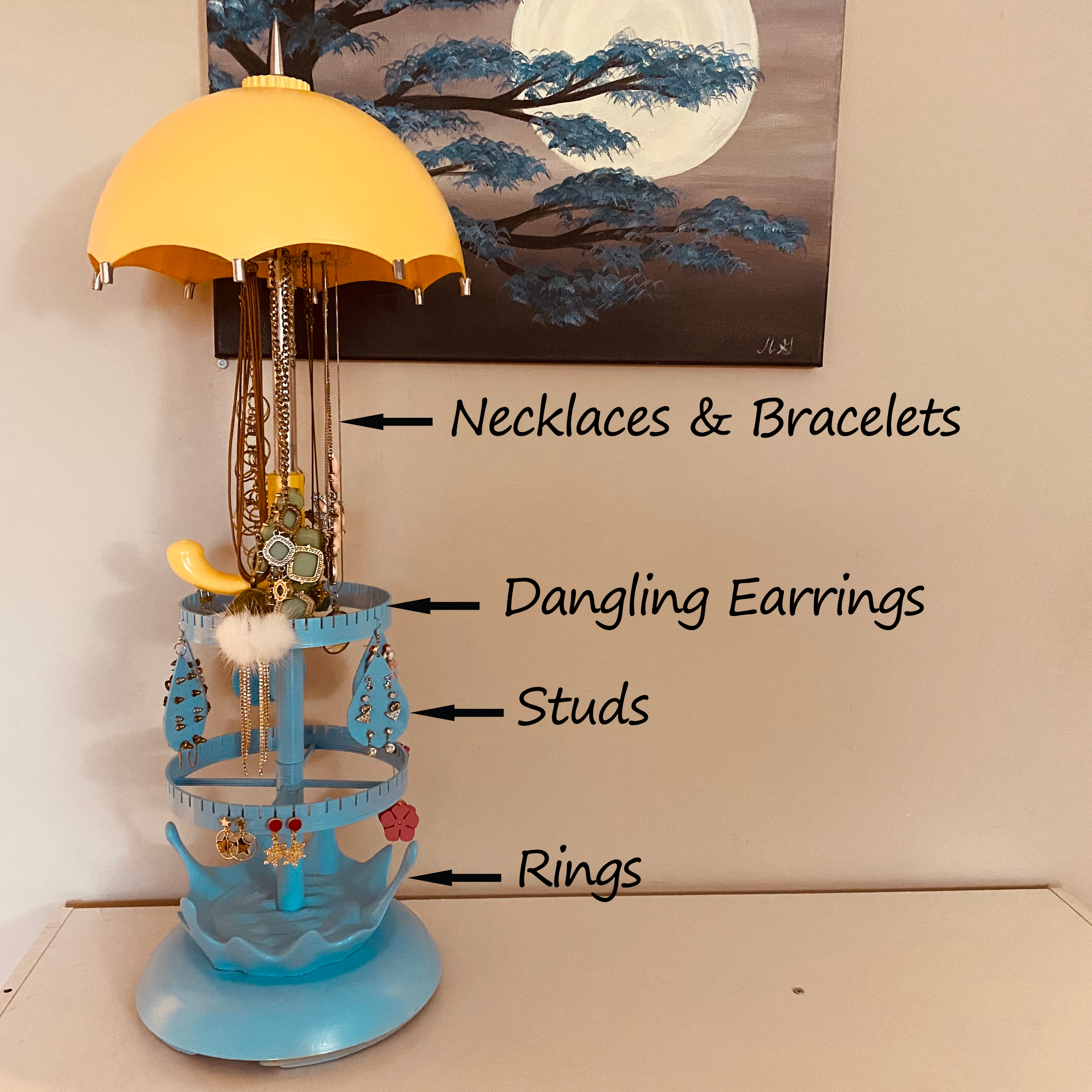 "Raining" Jewelry Display : 10 Steps (with Pictures) - Instructables