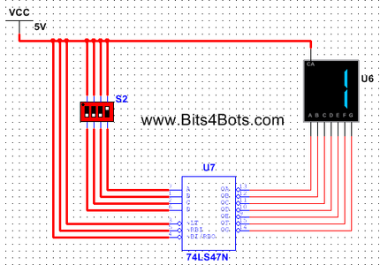 Bits4Bots - 4 Bit Binary Manual Counter: NI Multisim (Video Included) : 5 Steps - Instructables
