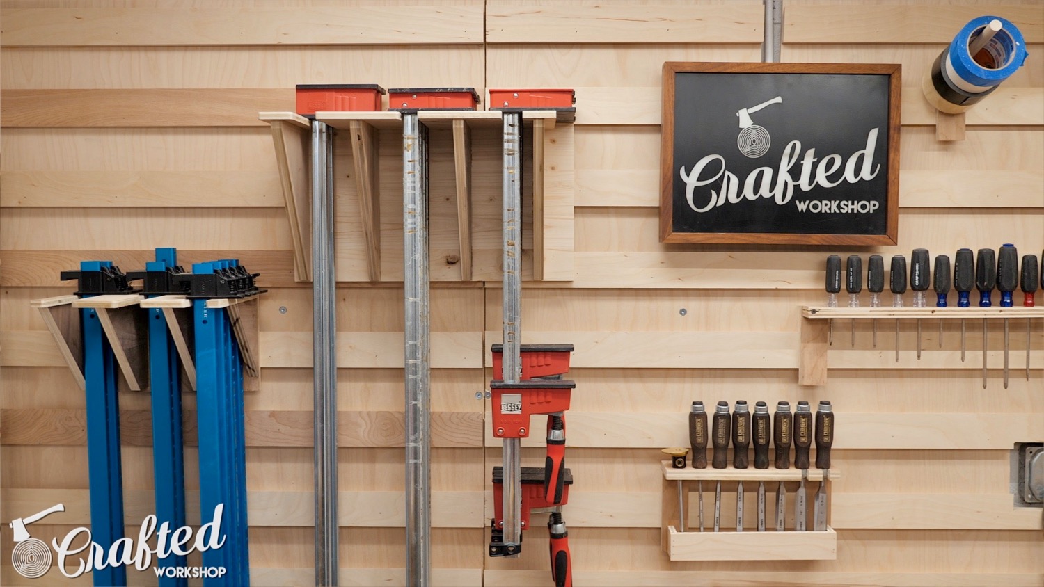 French Cleat Tool Storage Wall and Clamp Rack : 9 Steps (with Pictures ...