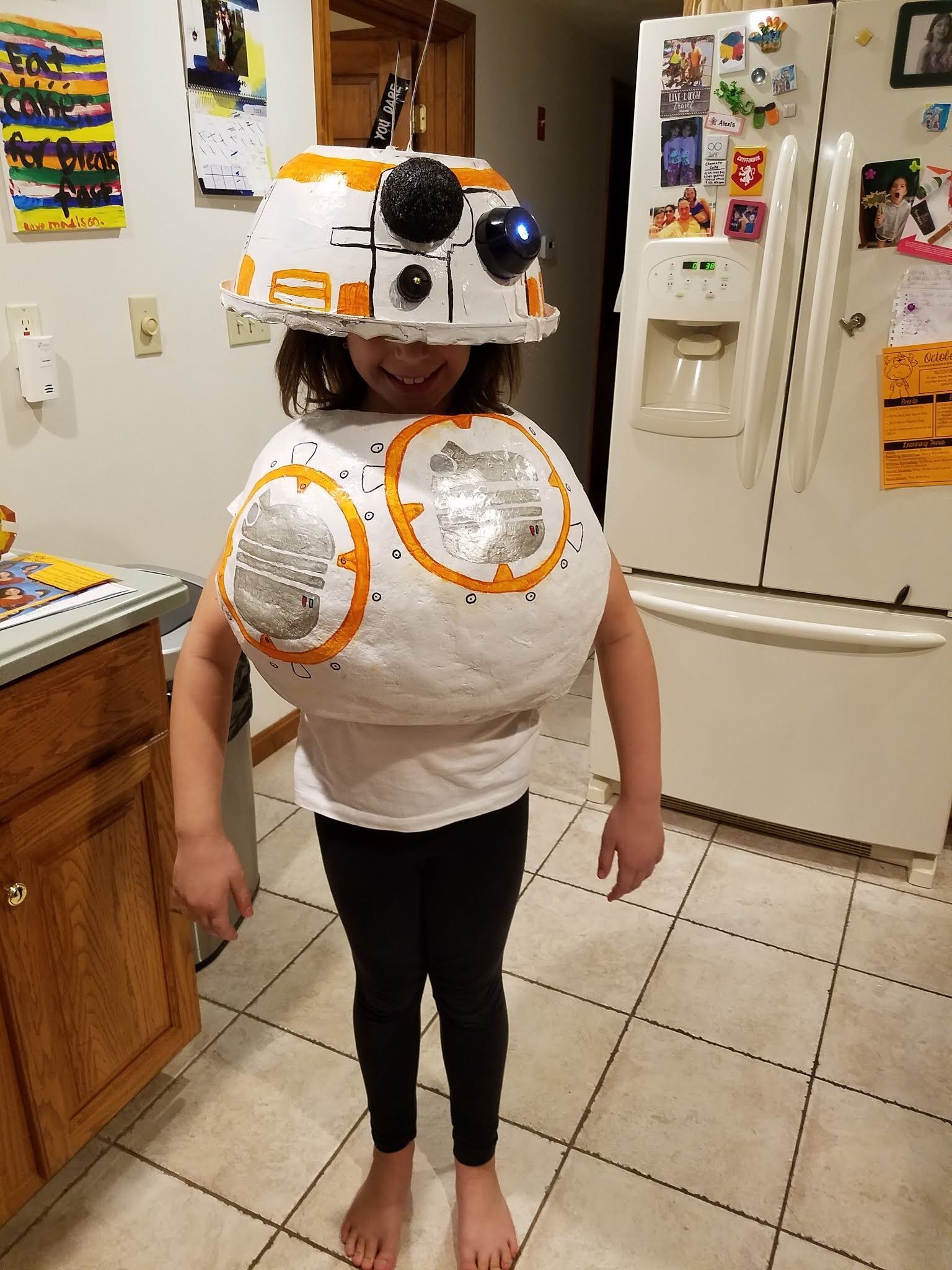 BB-8 and R2-D2 - Star Wars Toddler Halloween Costumes : 11 Steps (with ...