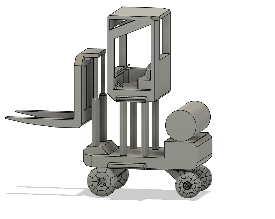 Forklift With a Raiseable Seating Compartment : 3 Steps - Instructables