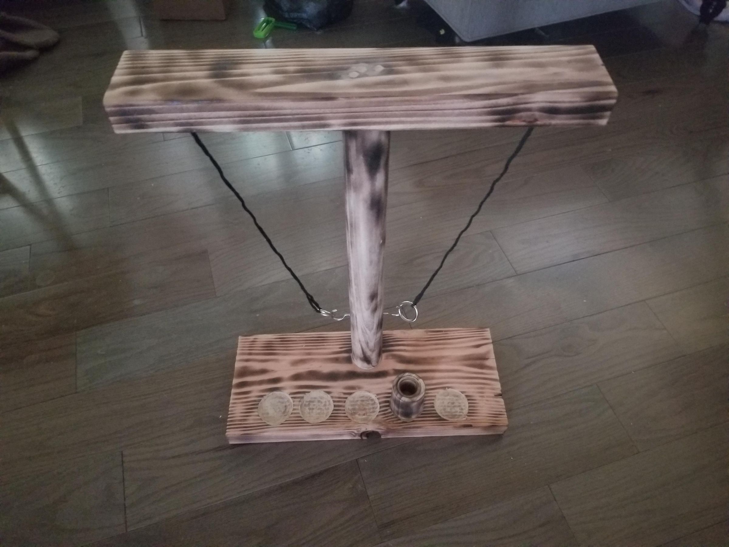 DIY Tabletop Hook and Ring Game W/Shot Ladder : 6 Steps (with Pictures ...