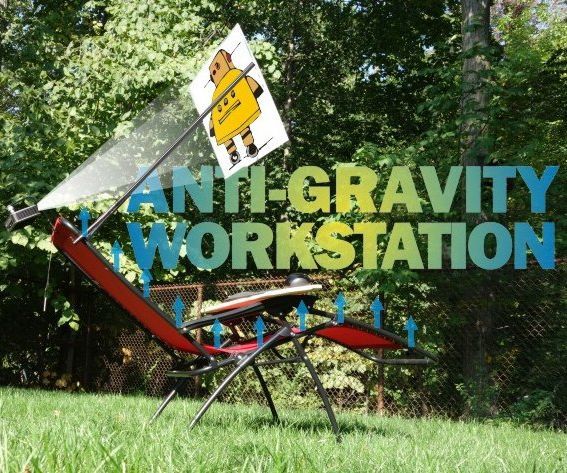 Anti-Gravity Workstation (with Standing Option) : 7 Steps (with ...