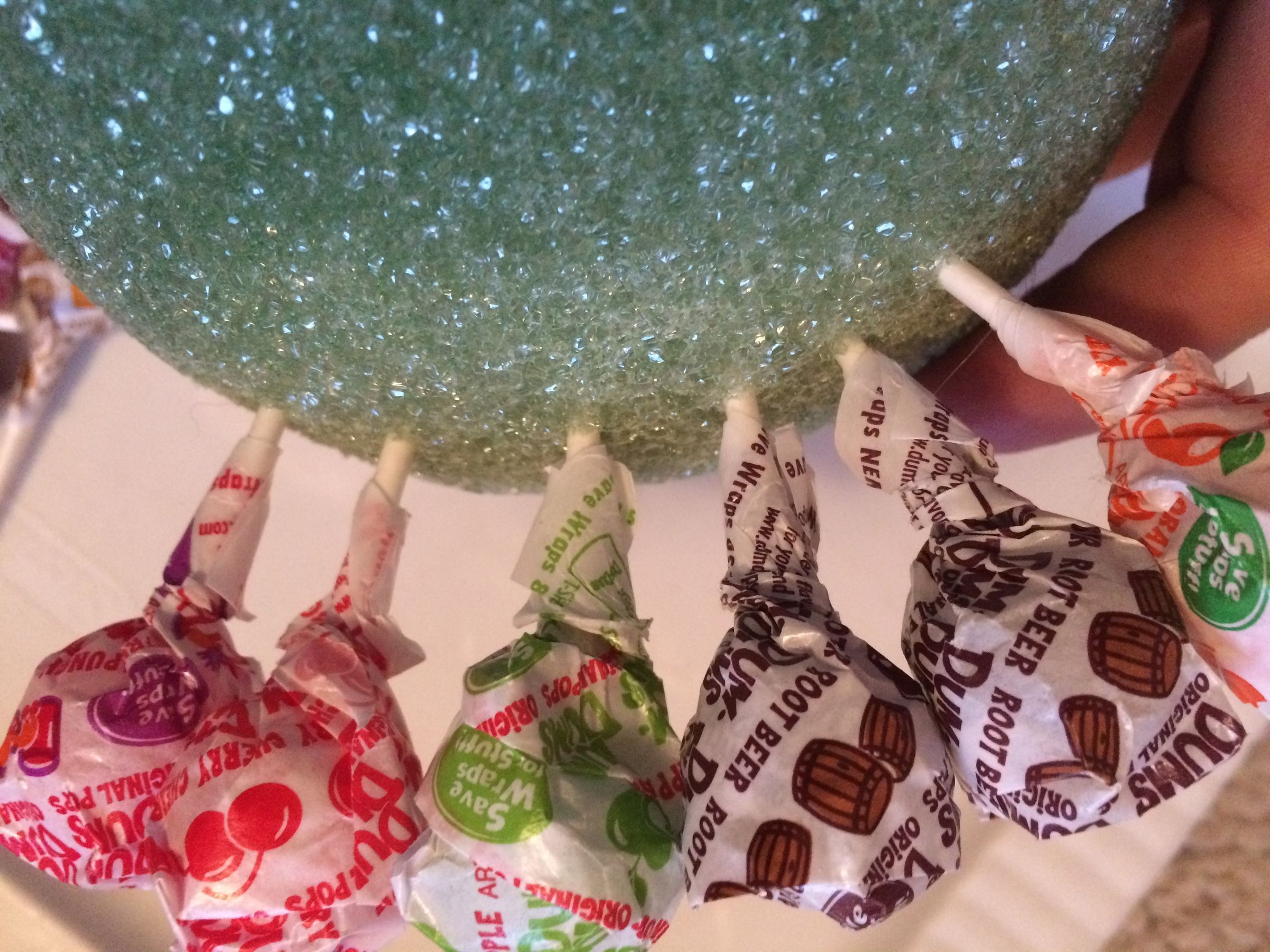 Dum Dum Tree Centerpiece With Ribbon