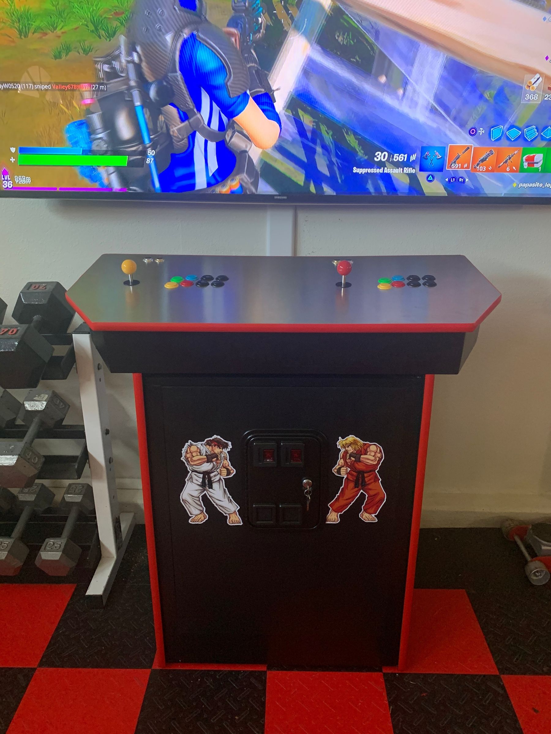 4-Player Pedestal Arcade Cabinet for MAME : 32 Steps (with Pictures ...