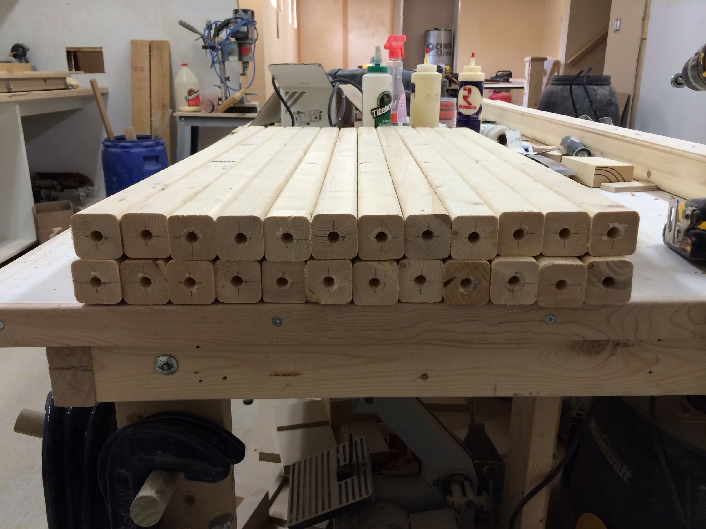 Premium Deck Railing From 2x4 and 2x6 Construction Lumber : 7 Steps ...