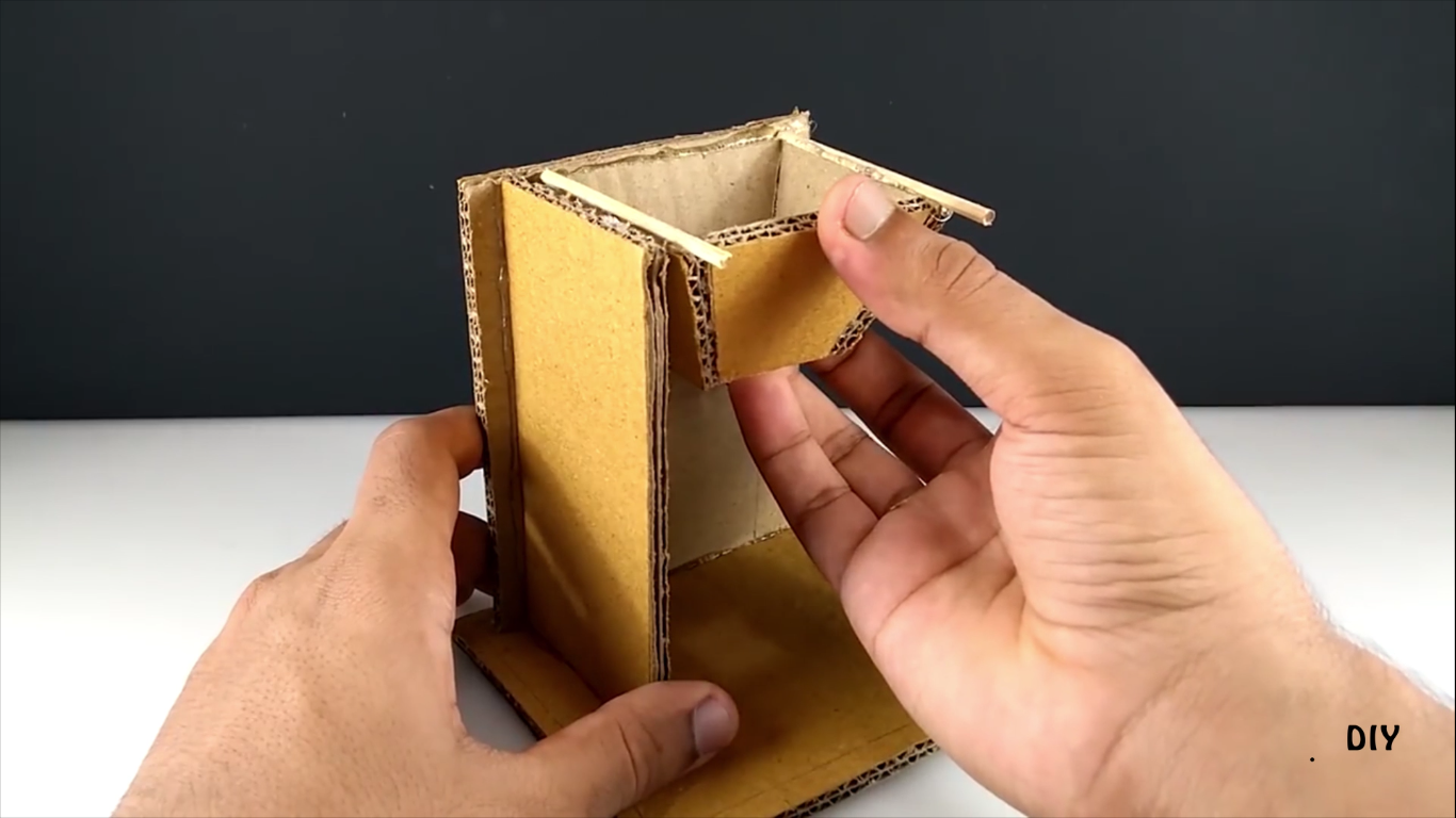 How to Make GEMS CANDY Dispenser Machine Out of Cardboard DIY at Home ...