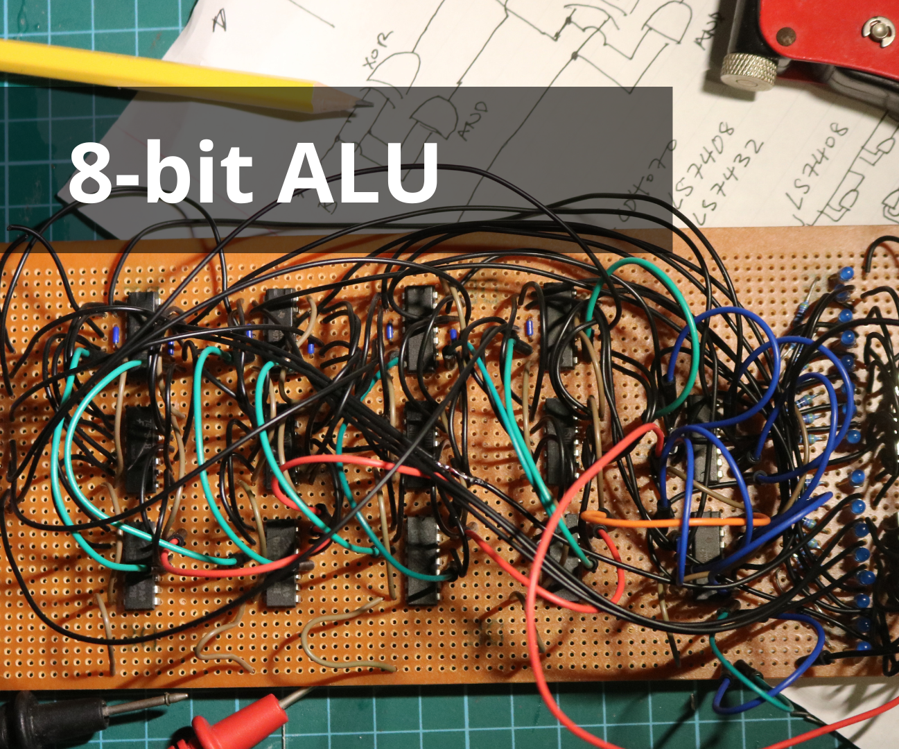 8-bit ALU (Arithmetic Logic Unit) : 8 Steps (with Pictures) - Instructables