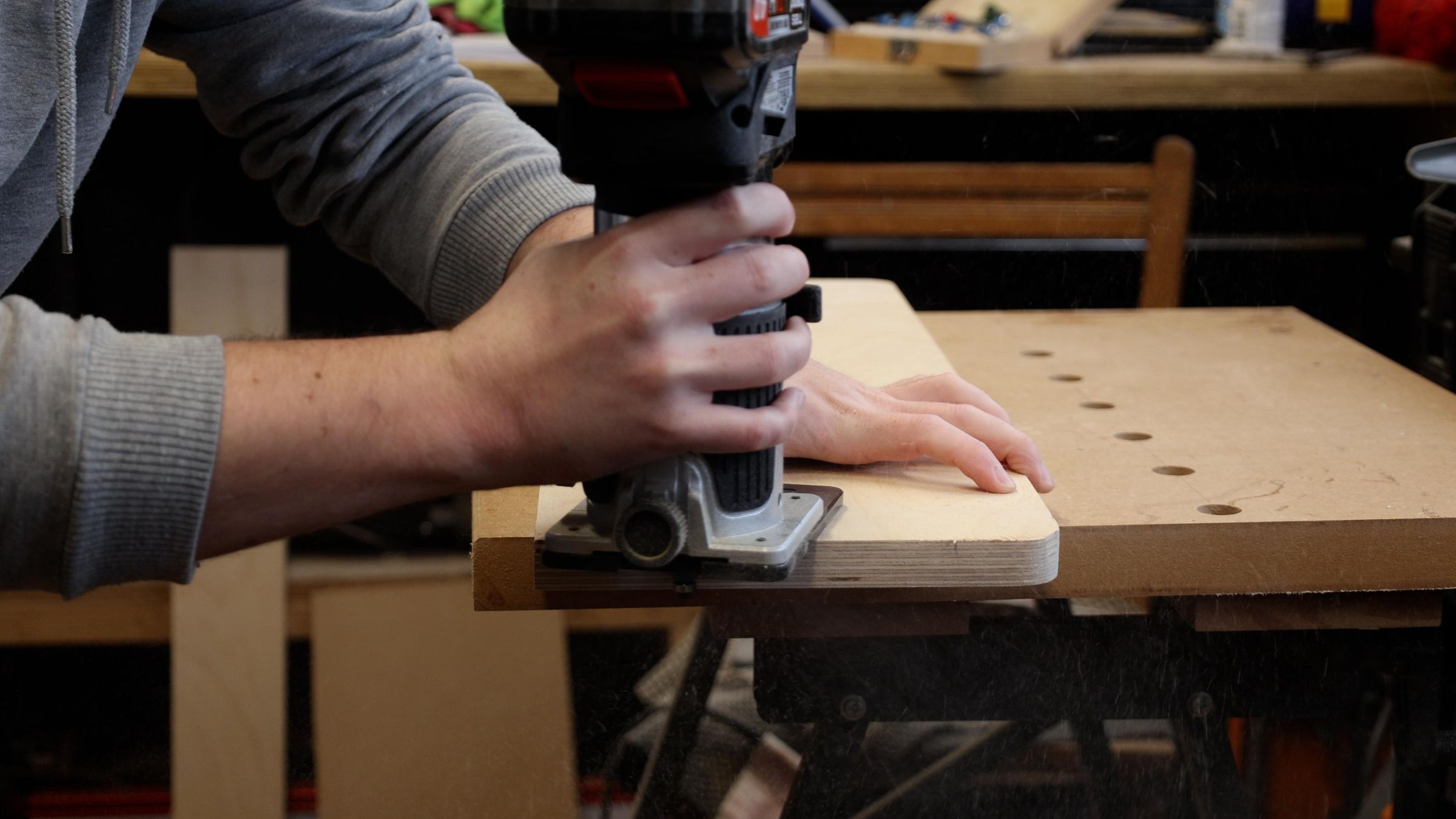How to Make a Storage Shelf for a Desk - DIY Monitor Stand : 6 Steps ...
