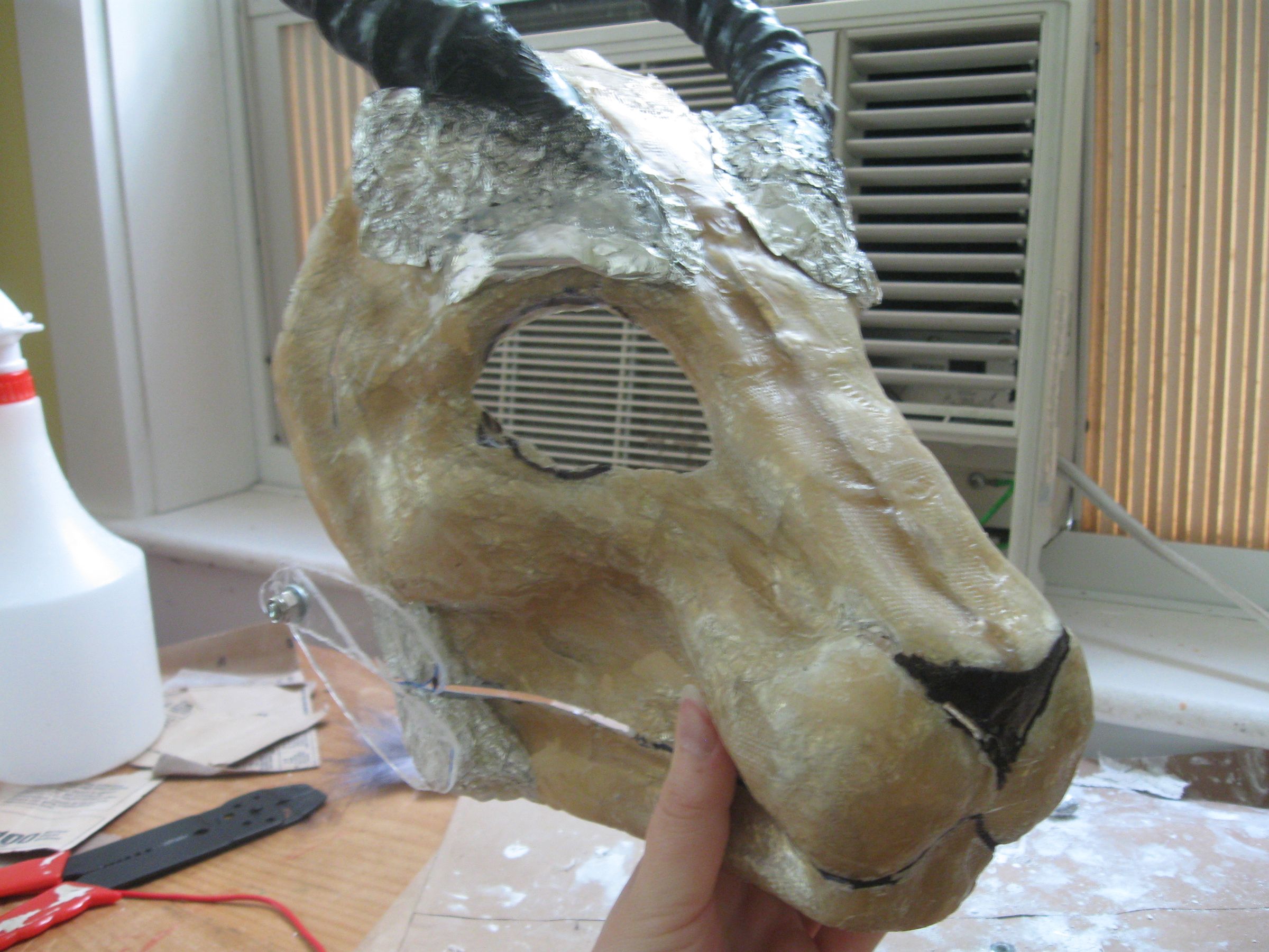 Making a Cat(?) Mask With Fiberglass : 18 Steps (with Pictures ...